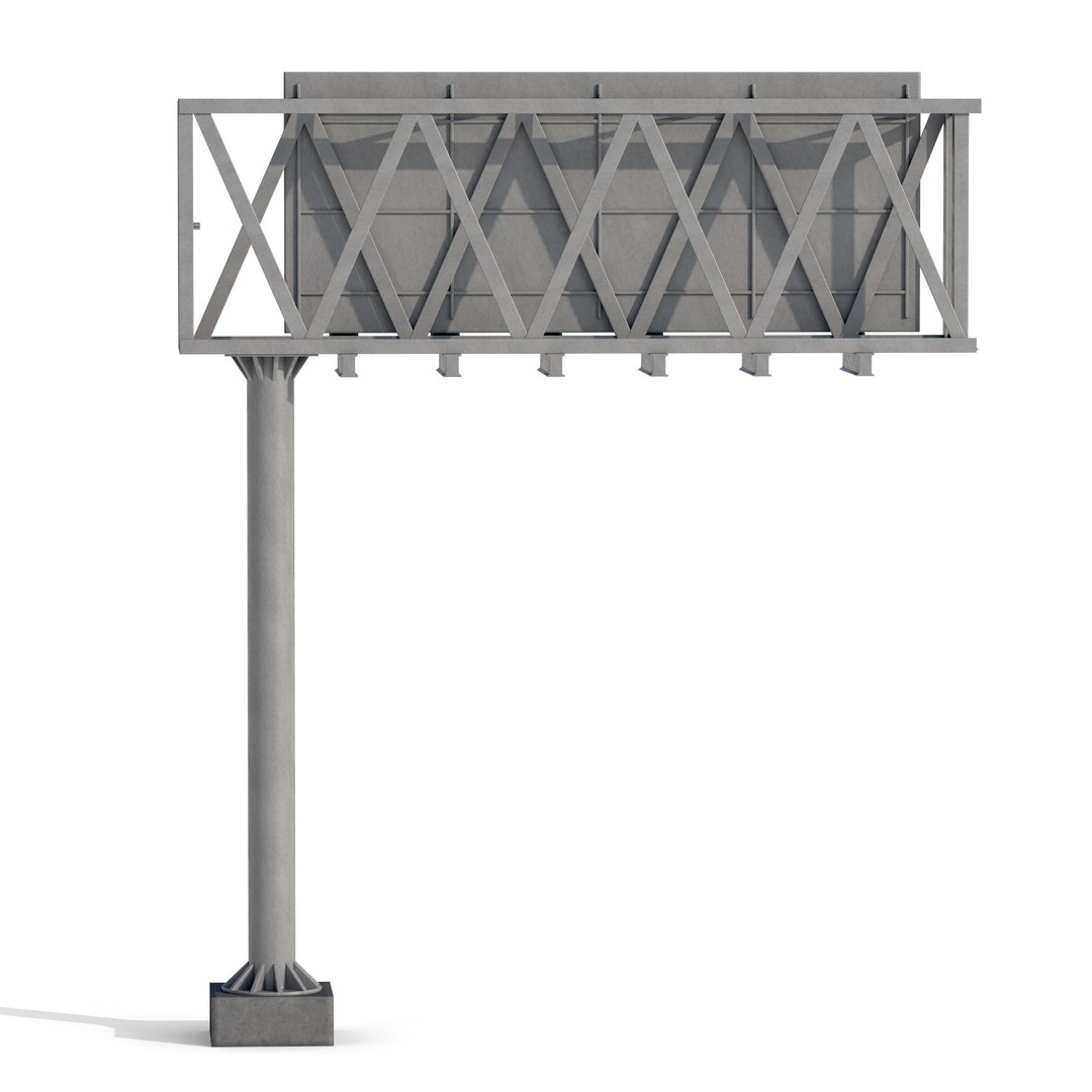 Highway Sign 03 3D Model - TurboSquid 2159468