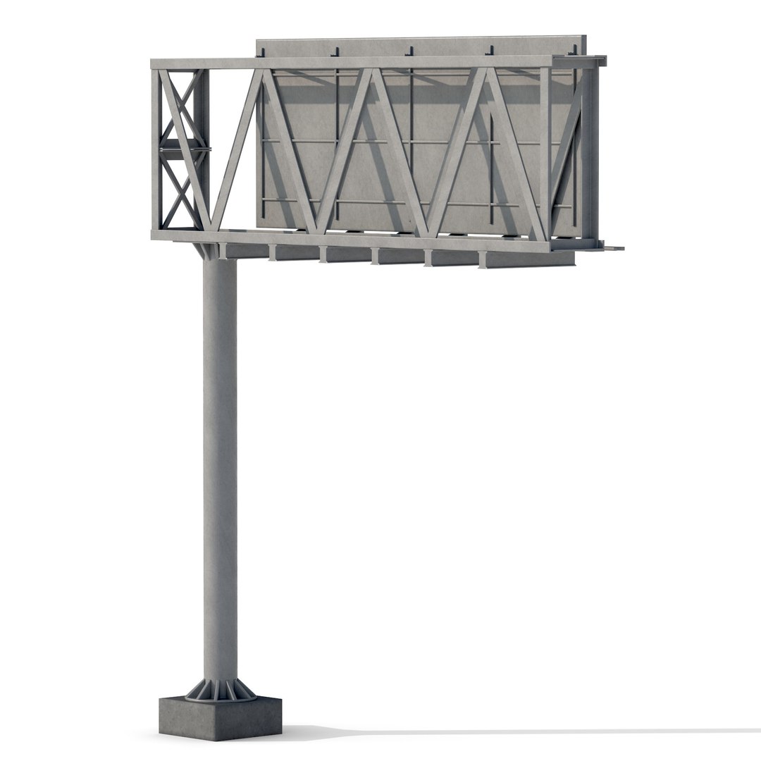 Highway Sign 03 3D Model - TurboSquid 2159468