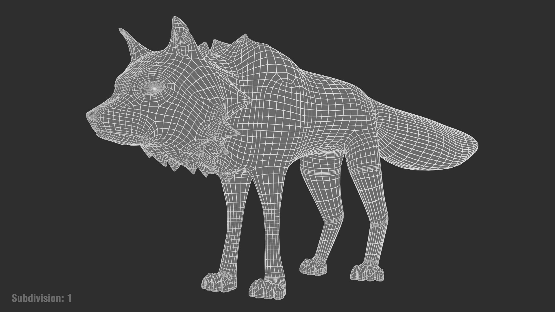 3D Cartoon Wolf And Wolf-2 Model - TurboSquid 1721129