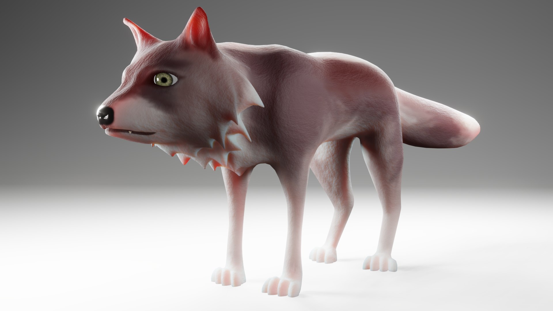 3D Cartoon Wolf And Wolf-2 Model - TurboSquid 1721129