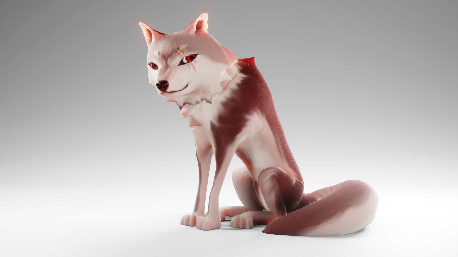3D Cartoon Wolf And Wolf-2 Model - TurboSquid 1721129