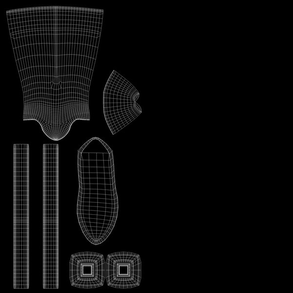 modelo 3d Botas de uniforme del ejército - TurboSquid 1858199