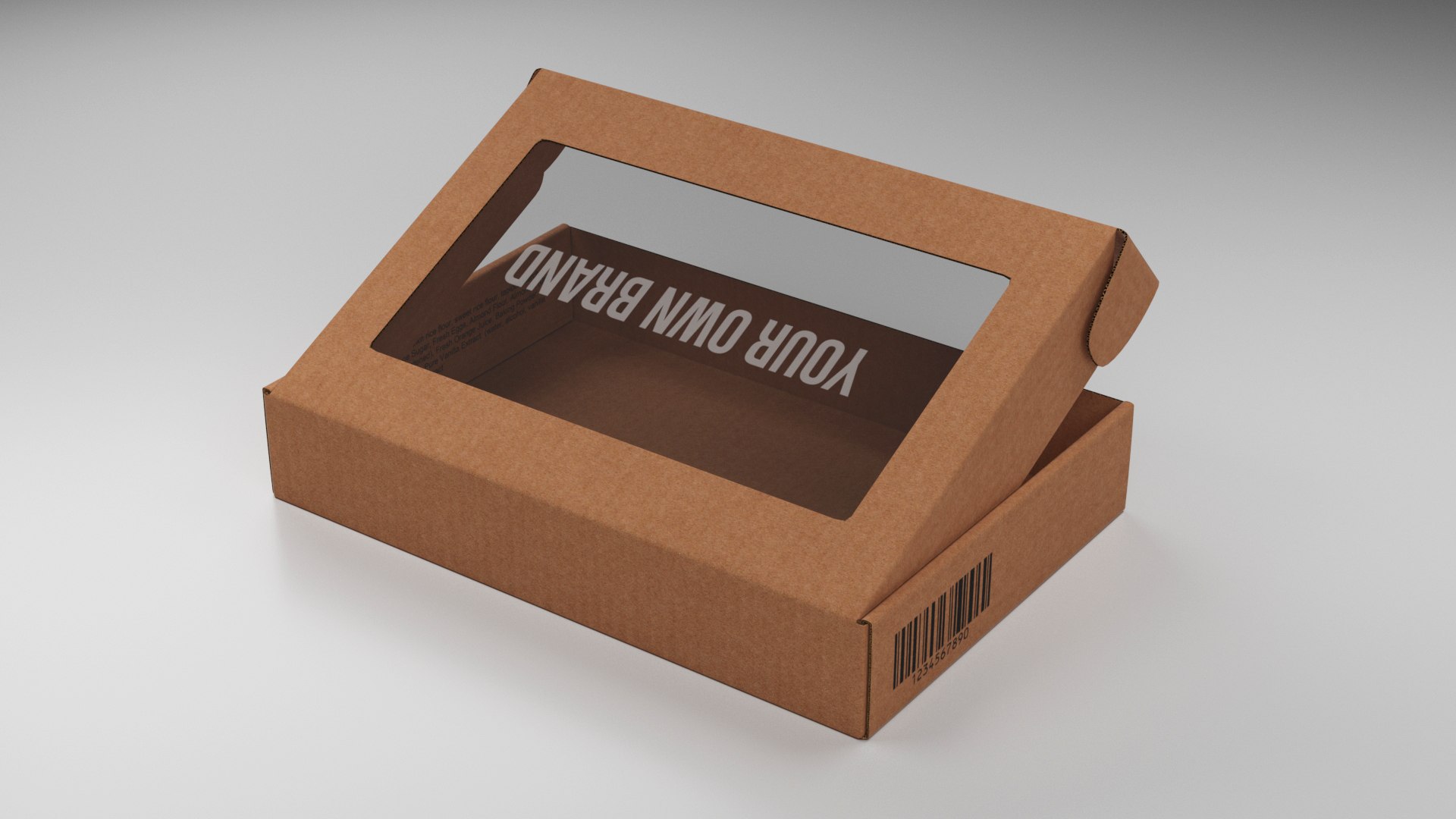 Cardboard Box Window Rigged Animated 3D Model - TurboSquid 1829982