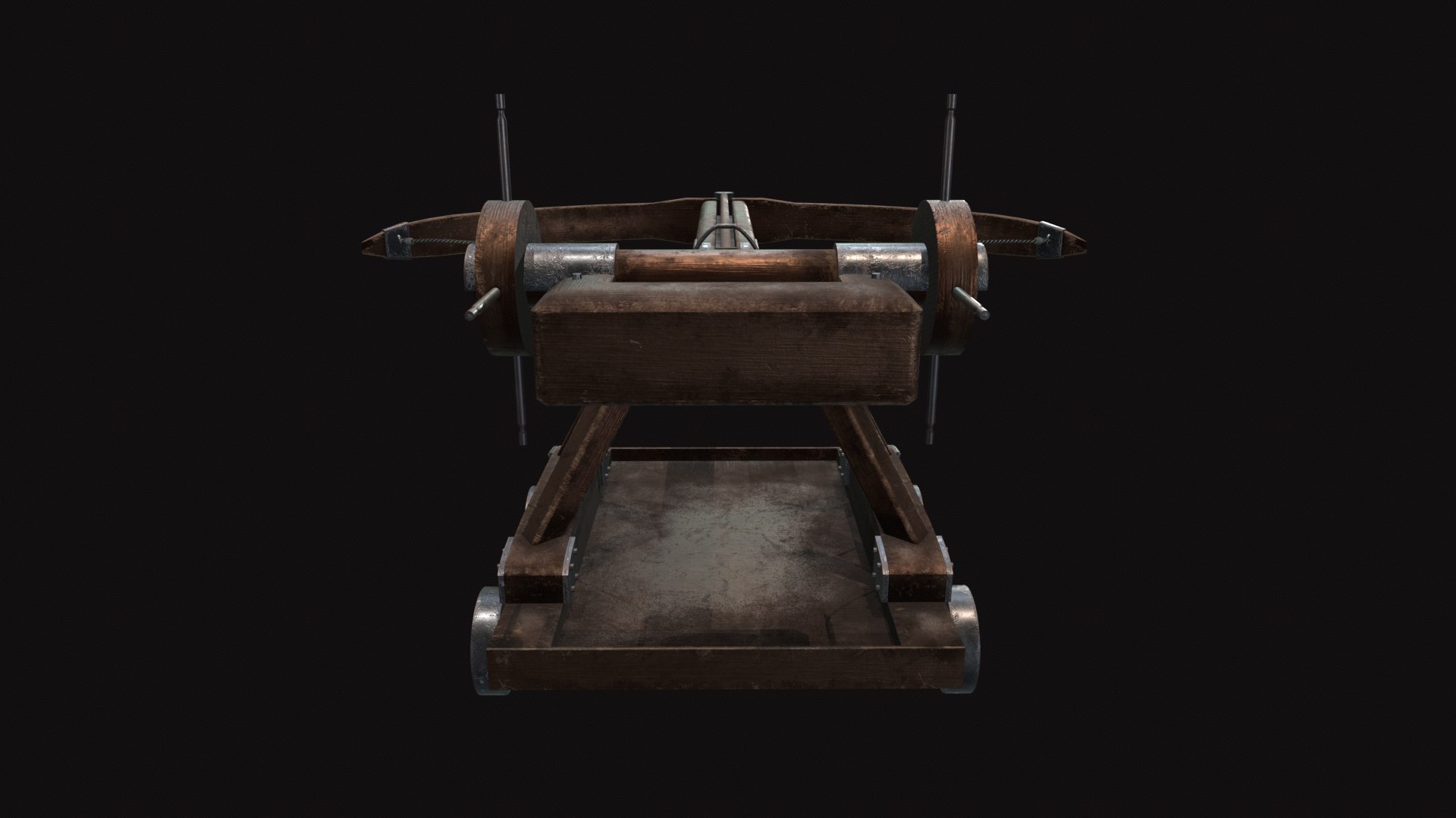 Medieval Ballista Old 3D Model - TurboSquid 2318886