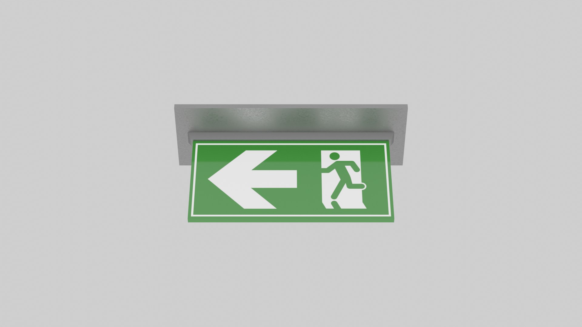 Emergency Exit Sign 3D Model - TurboSquid 2212508