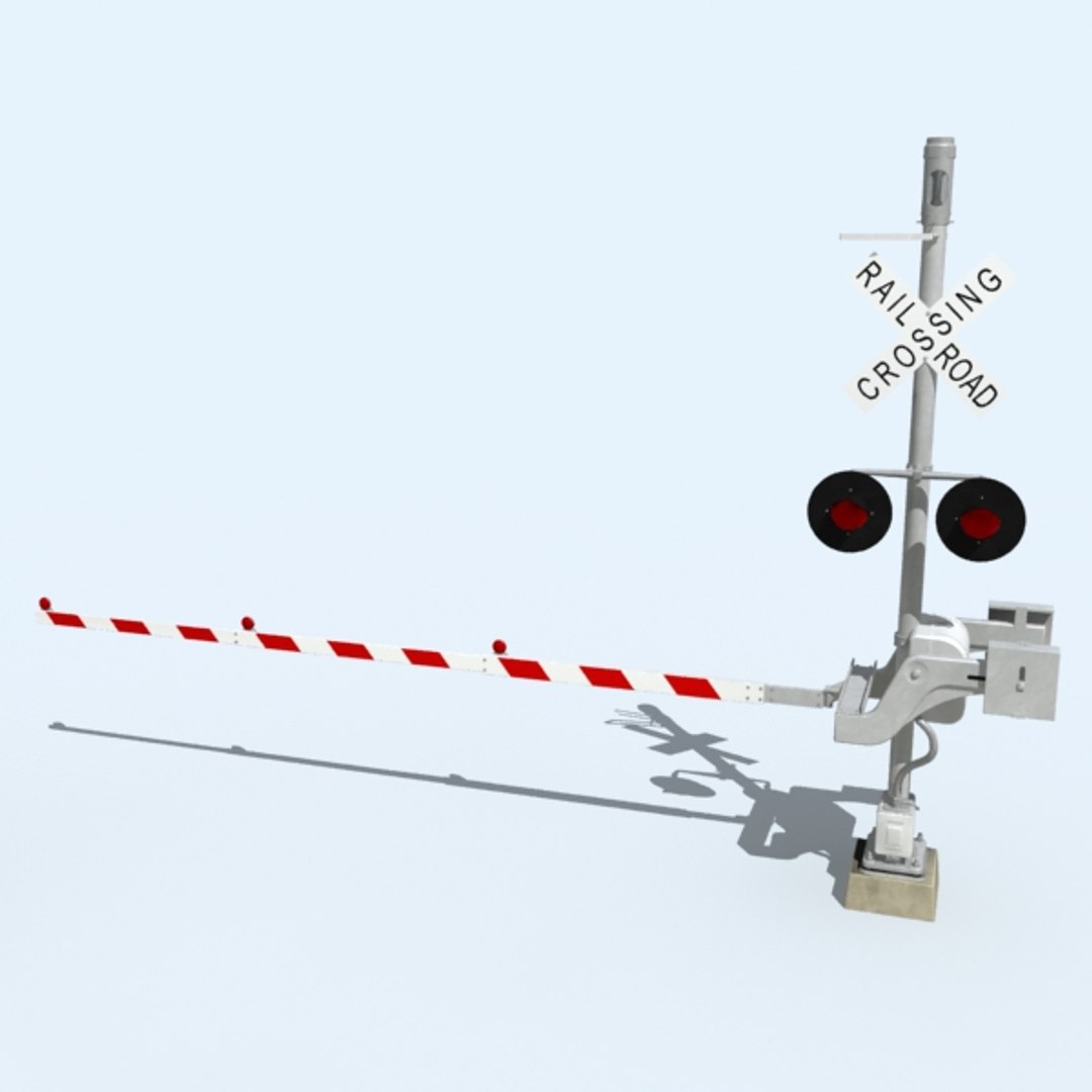 3d Model Railroad Crossings