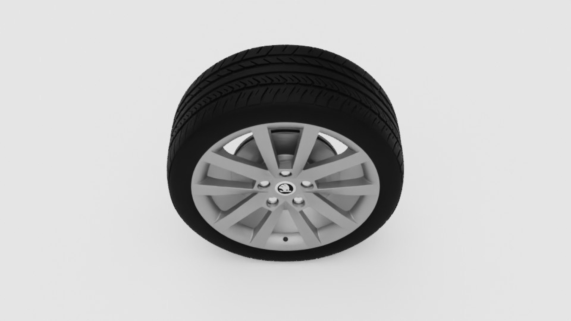 3D Model Police Wheel With Rim - TurboSquid 2157647
