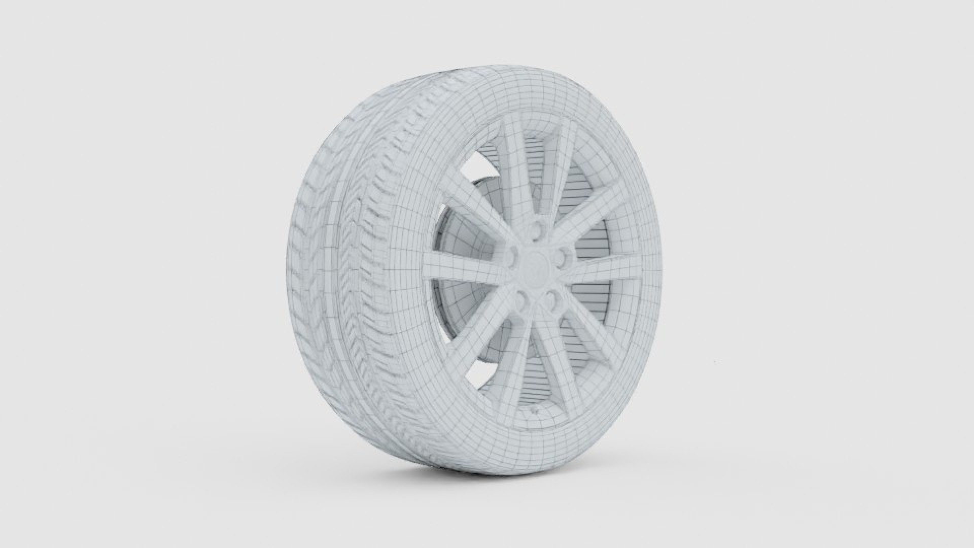 3D Model Police Wheel With Rim - TurboSquid 2157647