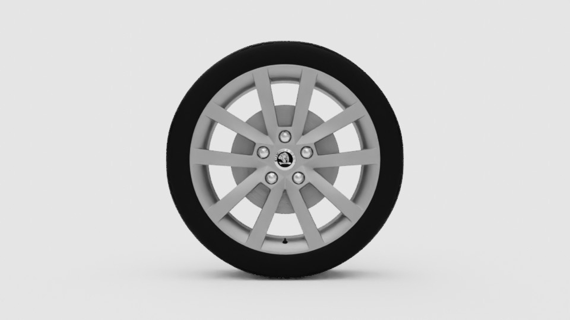 3D Model Police Wheel With Rim - TurboSquid 2157647