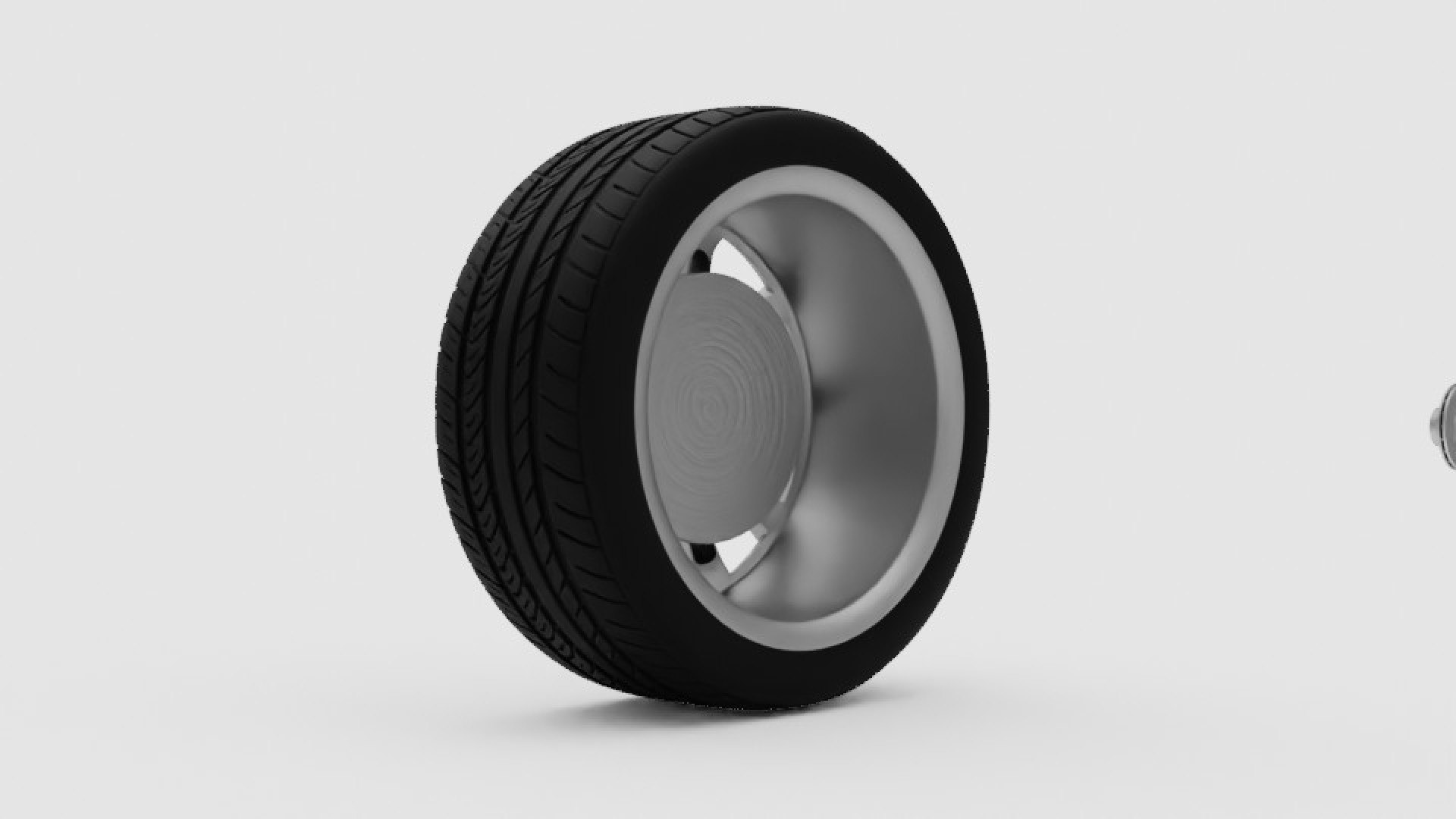 3D Model Police Wheel With Rim - TurboSquid 2157647