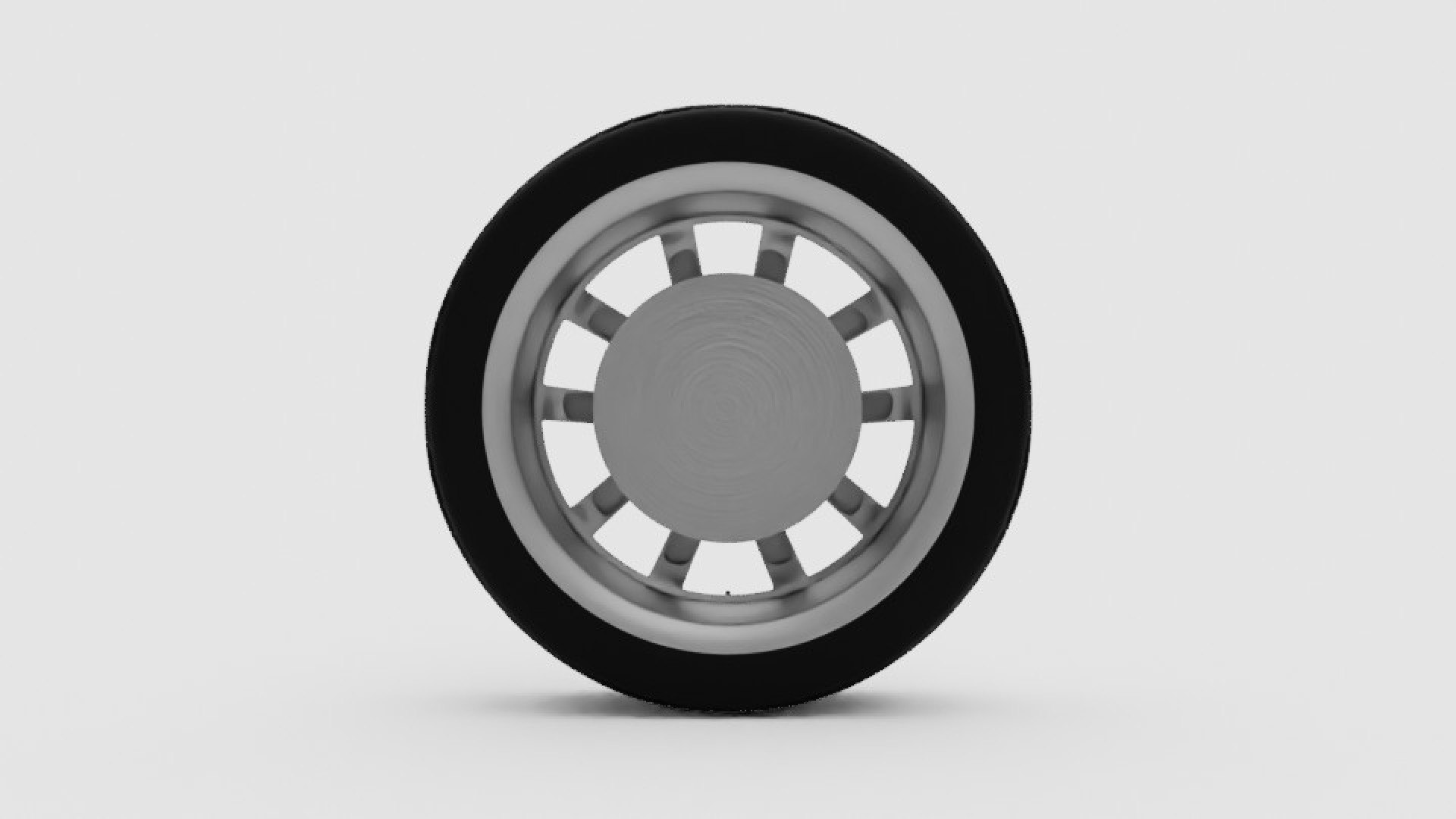 3D Model Police Wheel With Rim - TurboSquid 2157647
