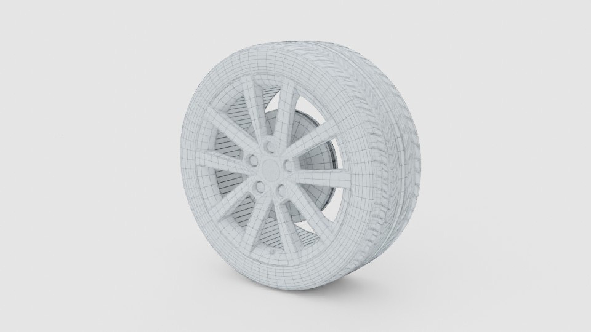 3D Model Police Wheel With Rim - TurboSquid 2157647