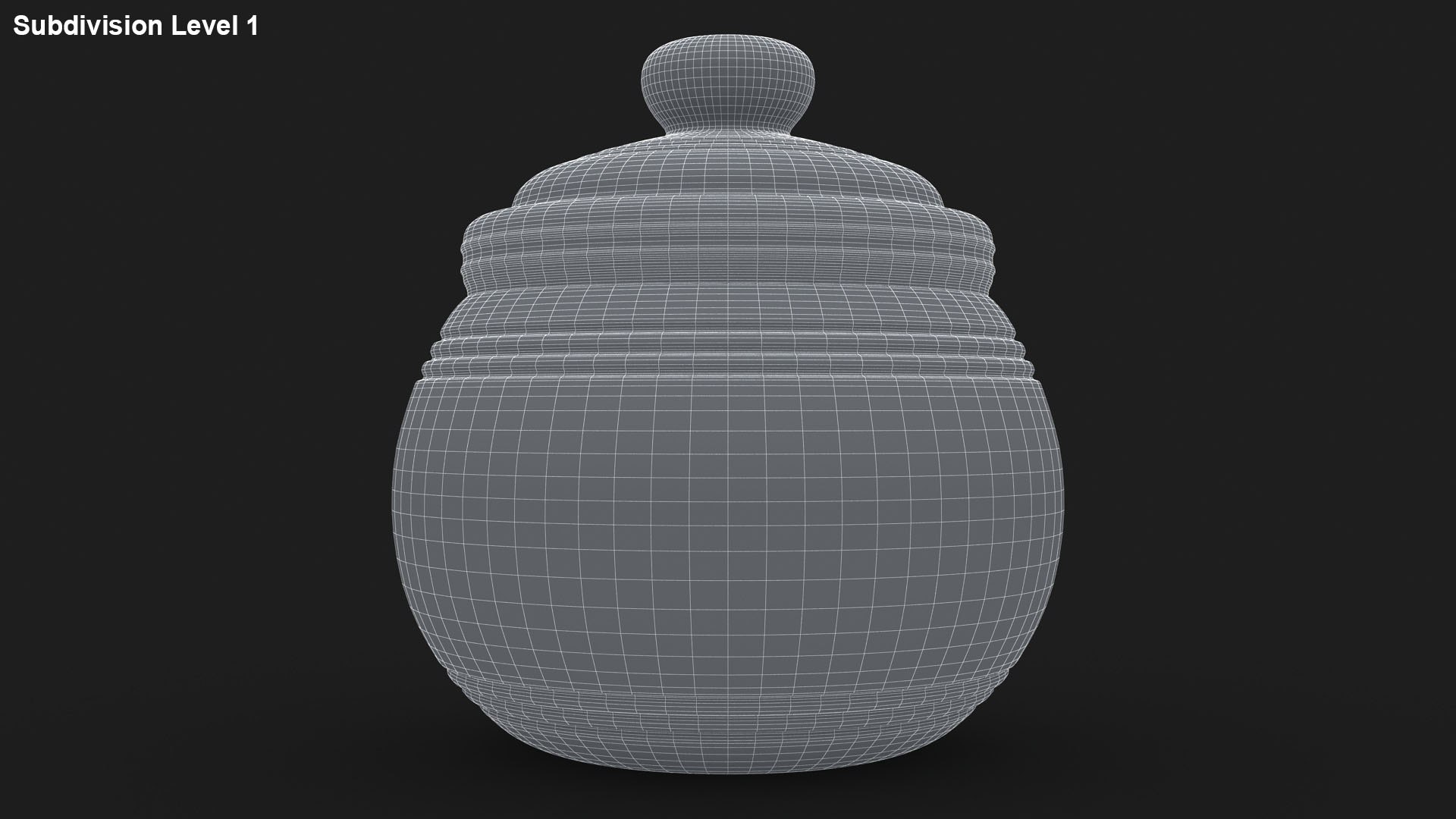 3D model realistic candy corn jar - TurboSquid 1469599