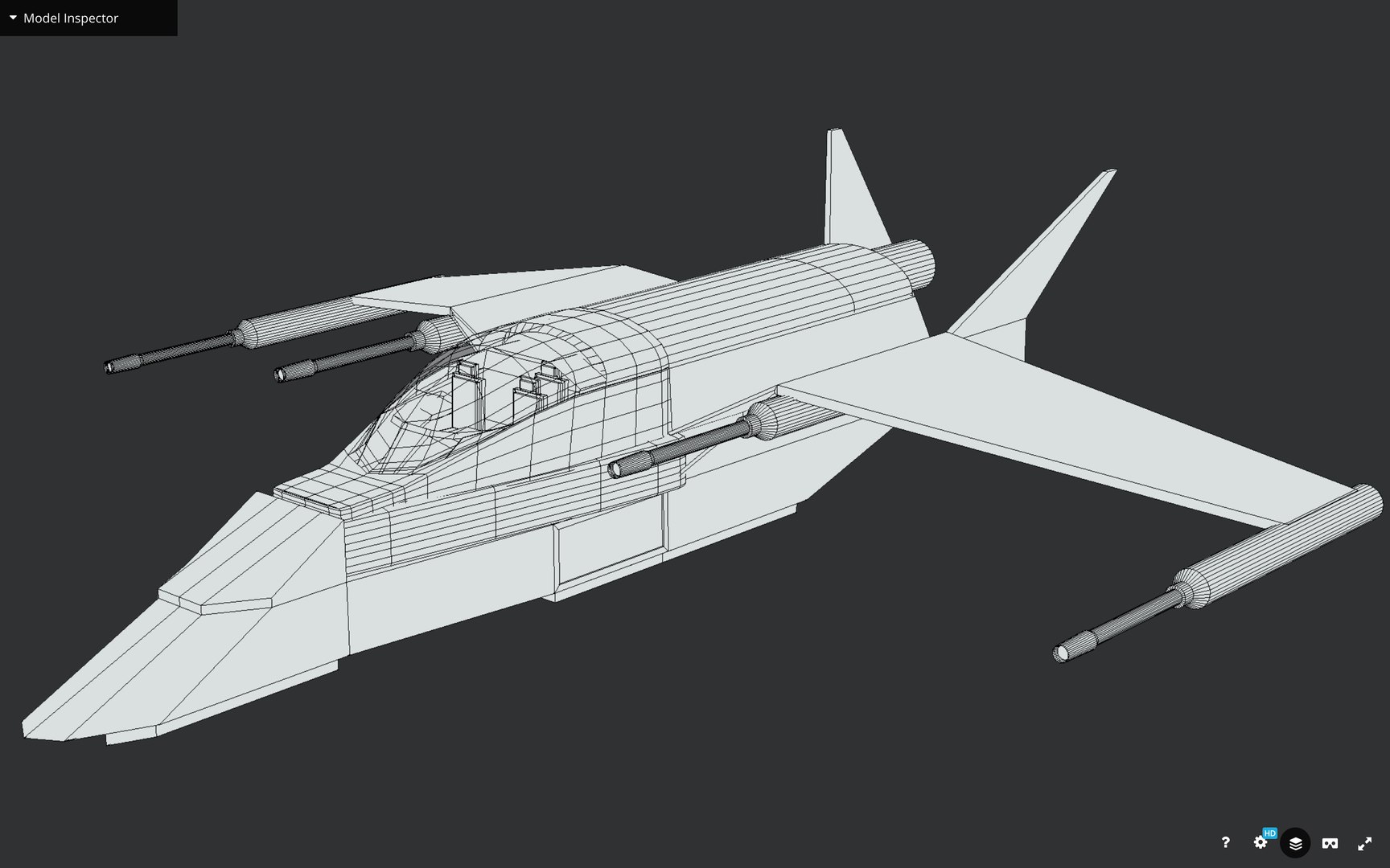 3D Model Futuristic Sci-Fi Air Force AirplaneSpace Ship - TurboSquid ...