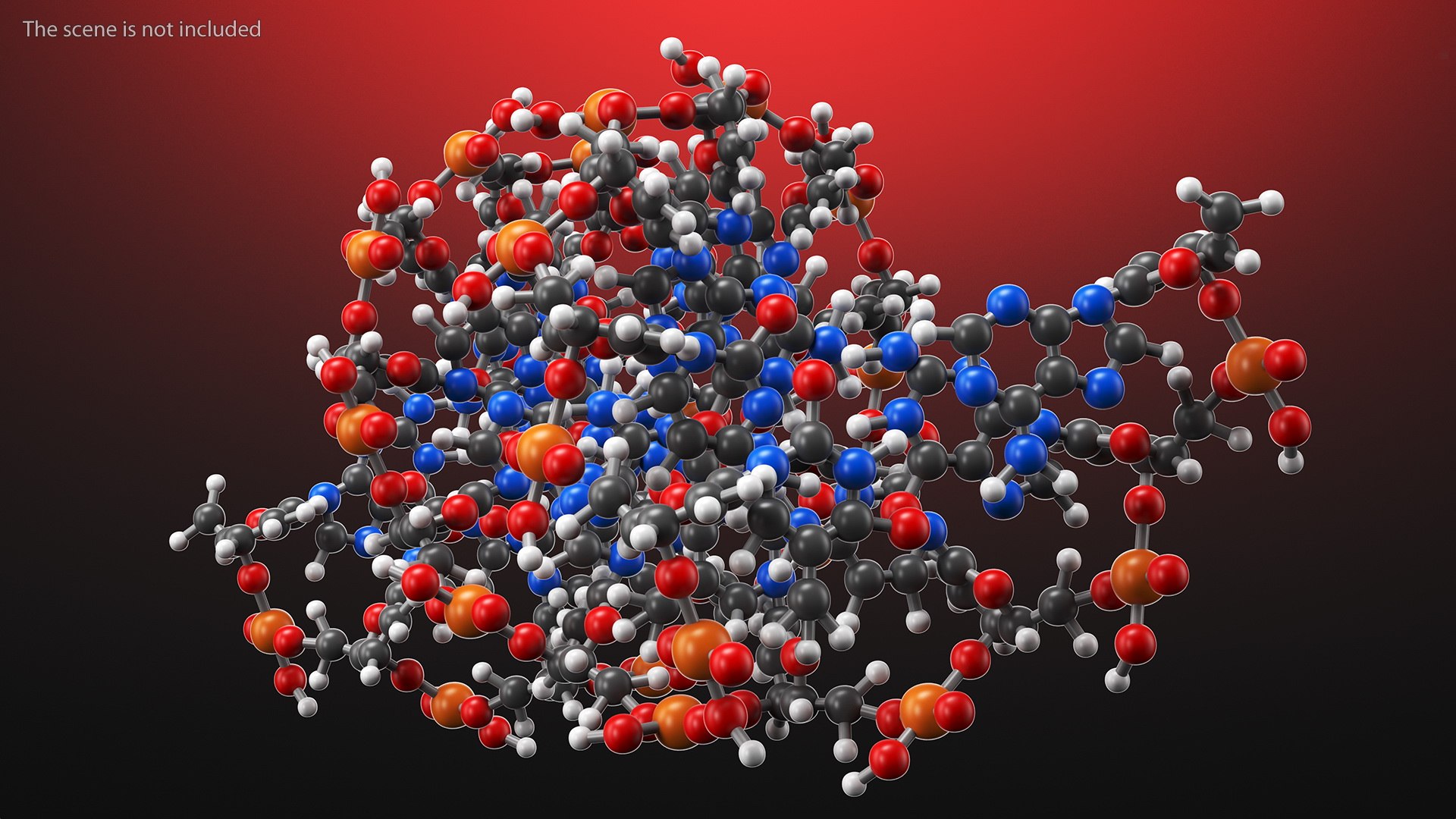 B Form DNA Structure 3D - TurboSquid 1836656