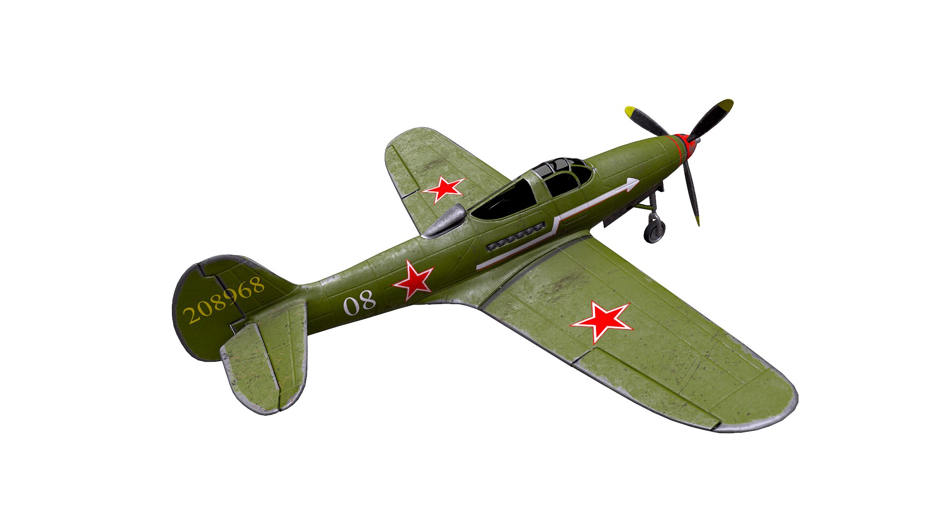 Bell P-39c Airacobra 3D Model - TurboSquid 1641623