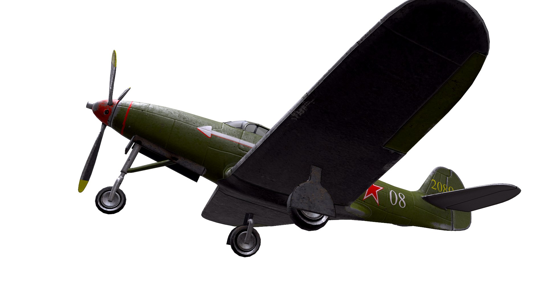 Bell P-39c Airacobra 3D Model - TurboSquid 1641623