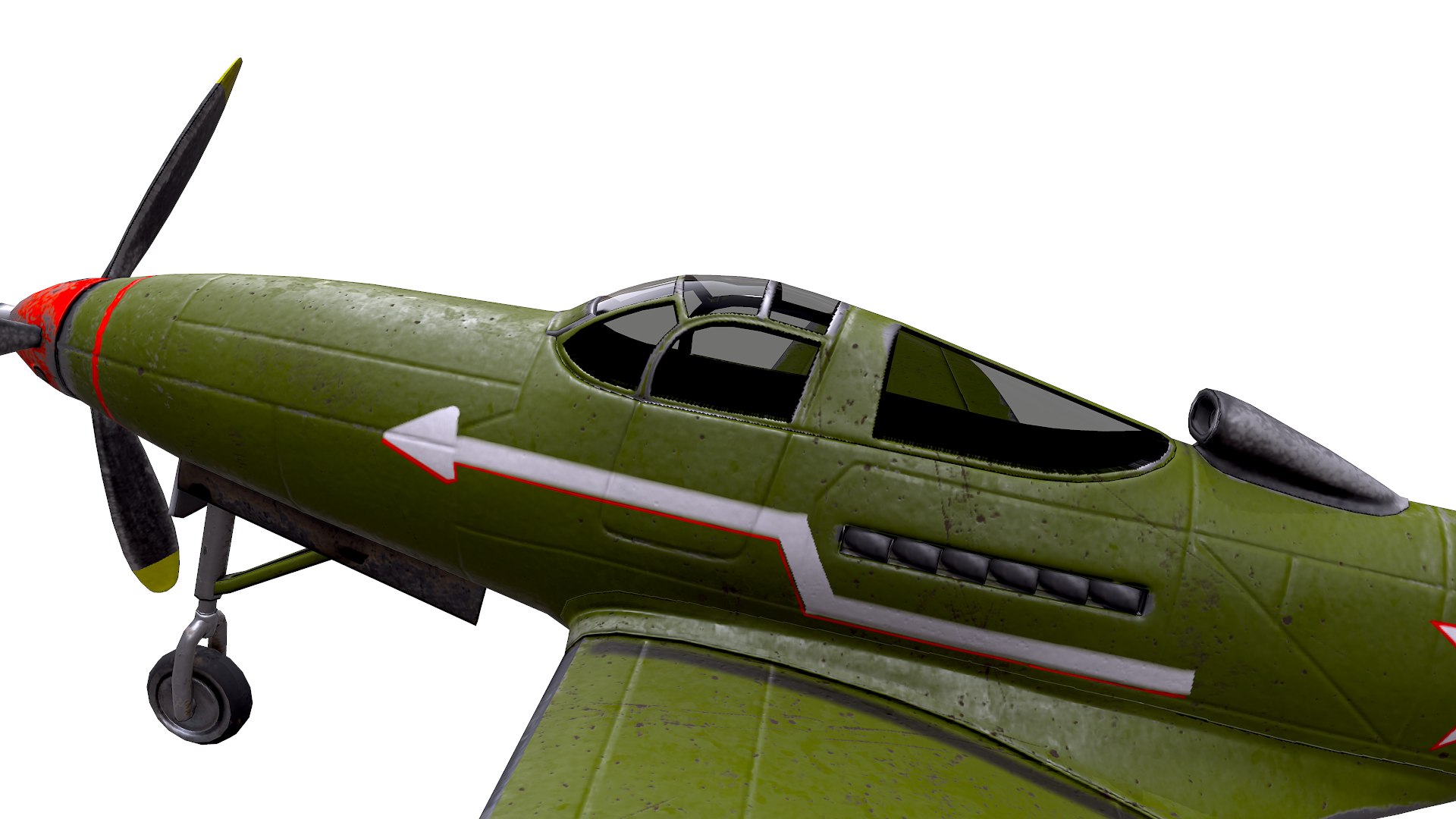 Bell P-39c Airacobra 3D Model - TurboSquid 1641623