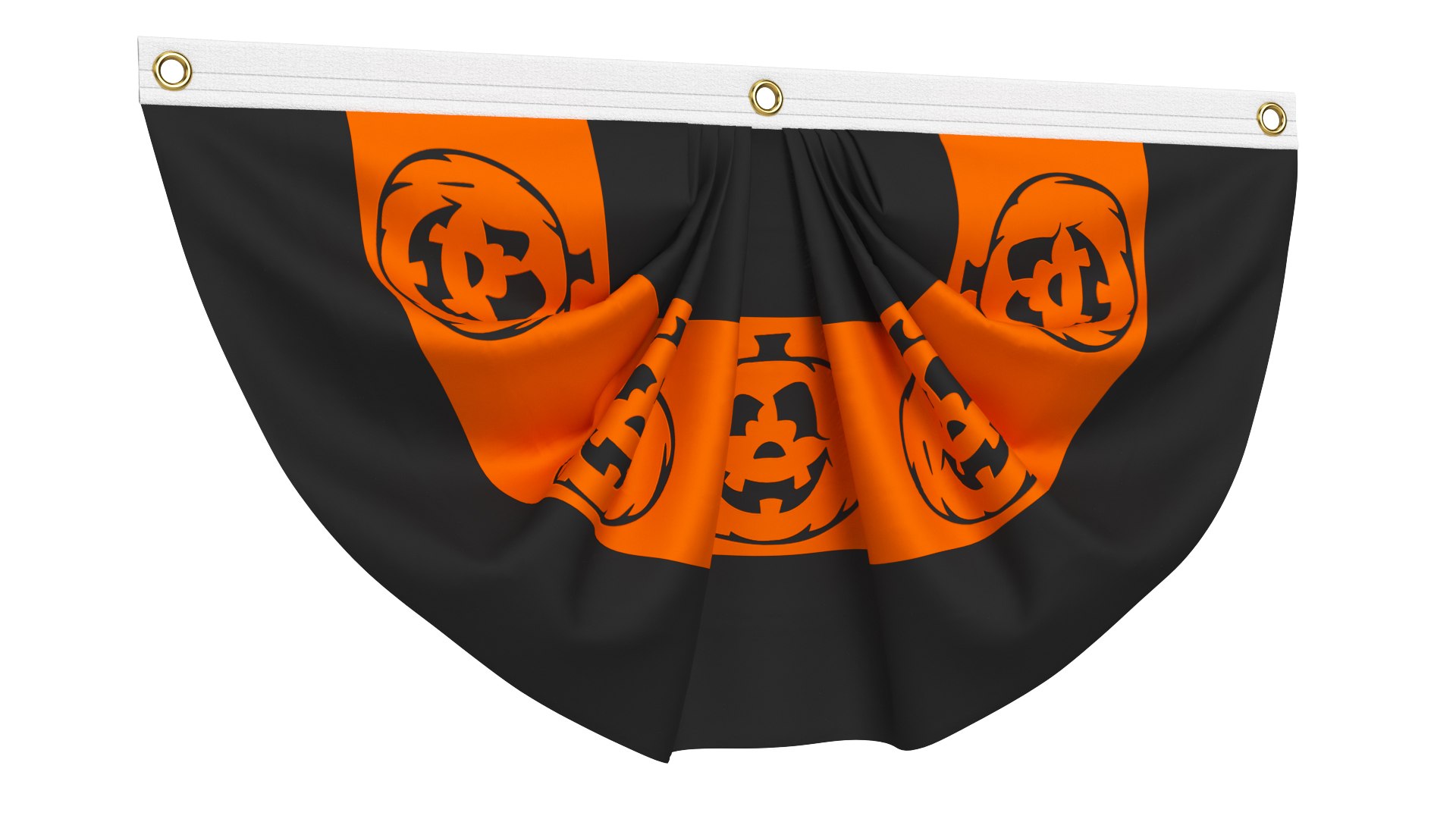 Halloween Flag Bunting Set 3D Model - TurboSquid 2131497