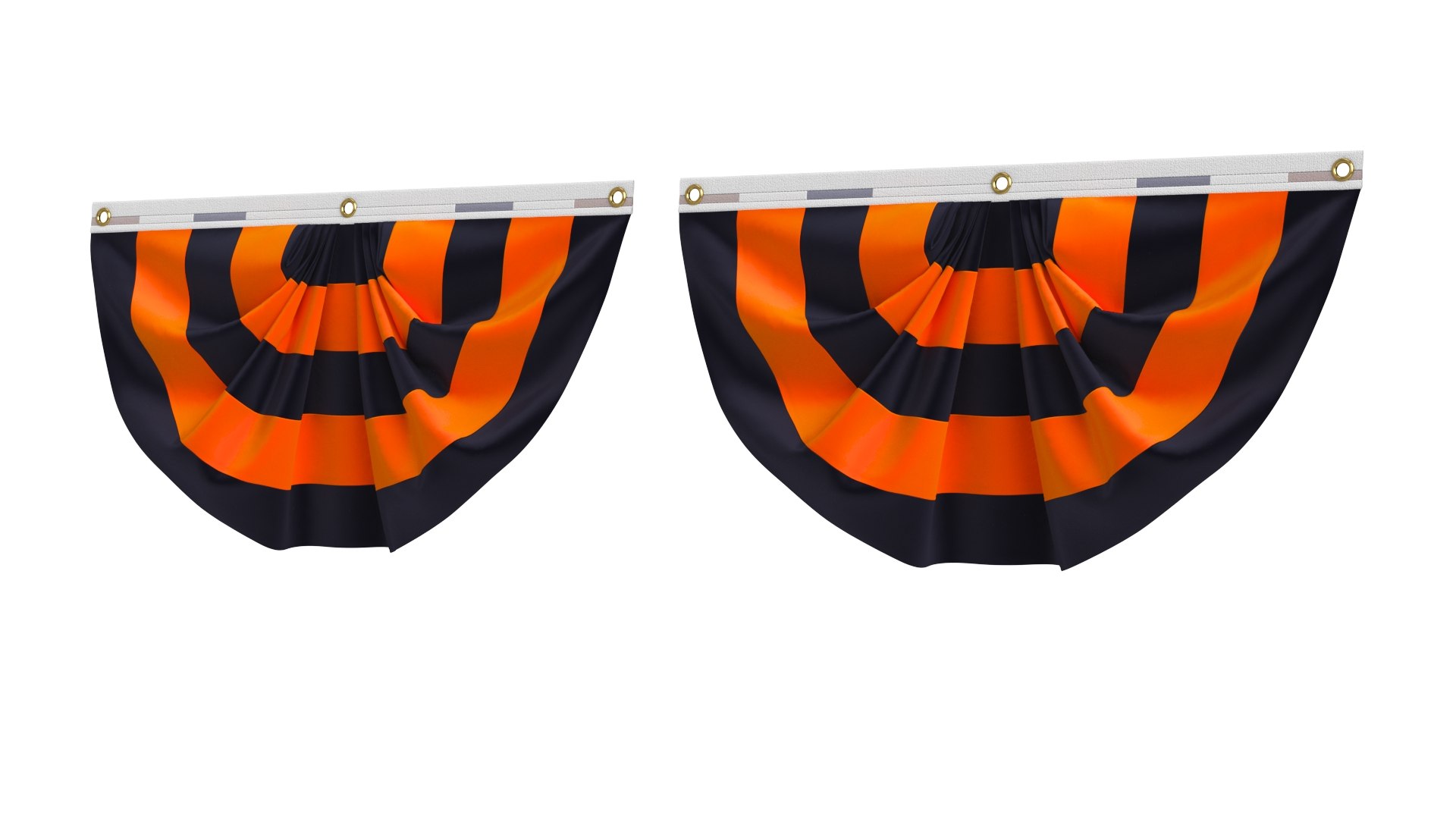 Halloween Flag Bunting Set 3D model - TurboSquid 2131497