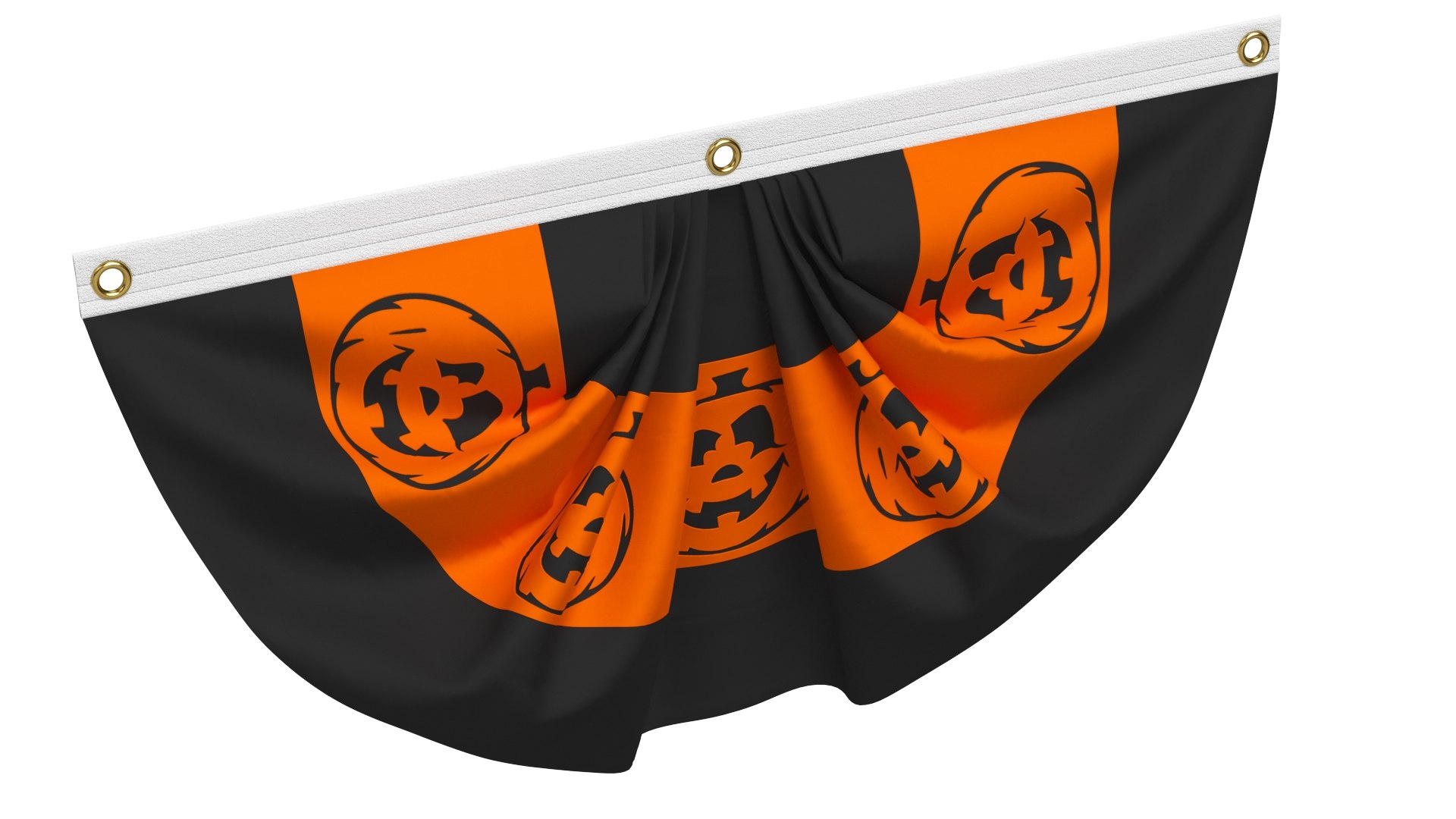 Halloween Flag Bunting Set 3D Model - TurboSquid 2131497