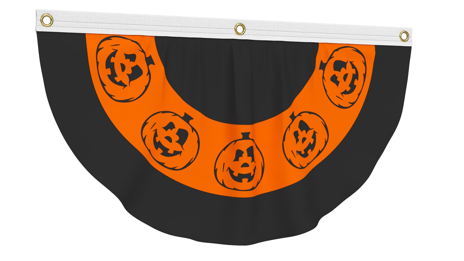 Halloween Flag Bunting Set 3D Model - TurboSquid 2131497