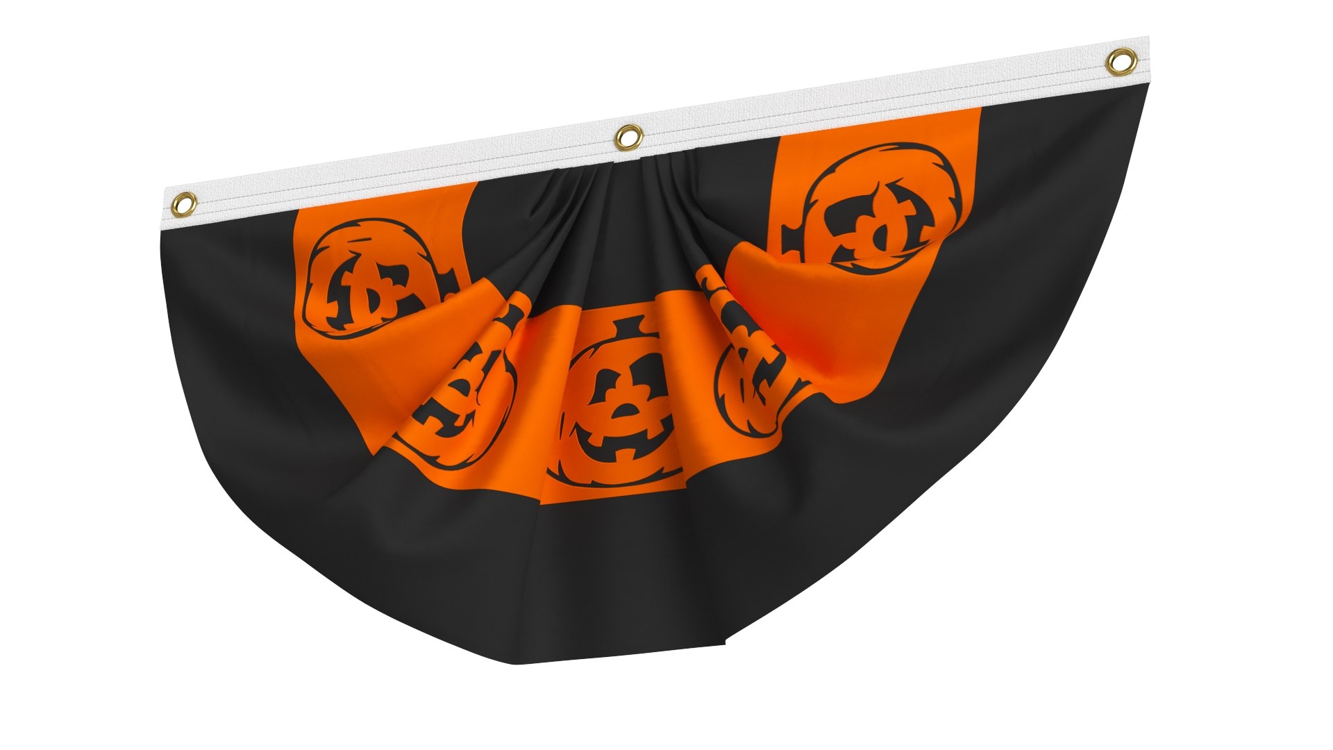 Halloween Flag Bunting Set 3D Model - TurboSquid 2131497