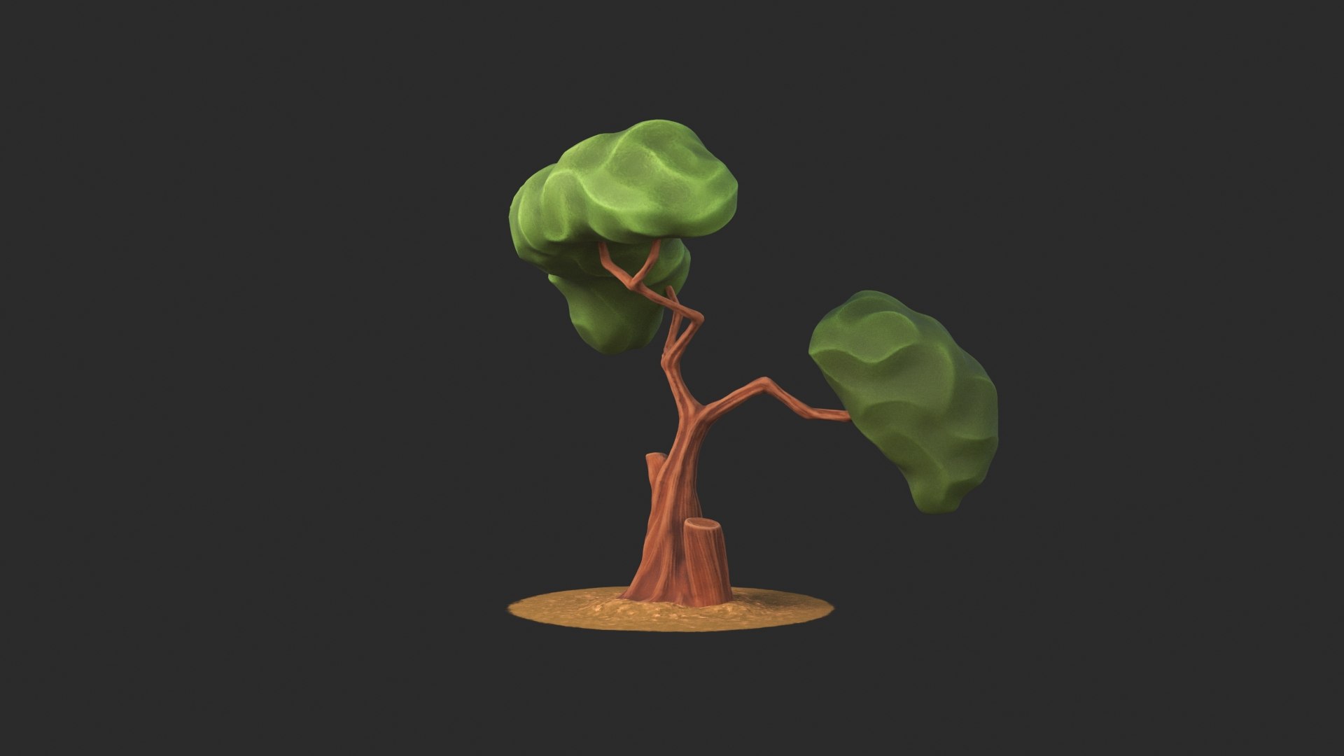 3D Stylized Tree V7 Model - TurboSquid 2037372