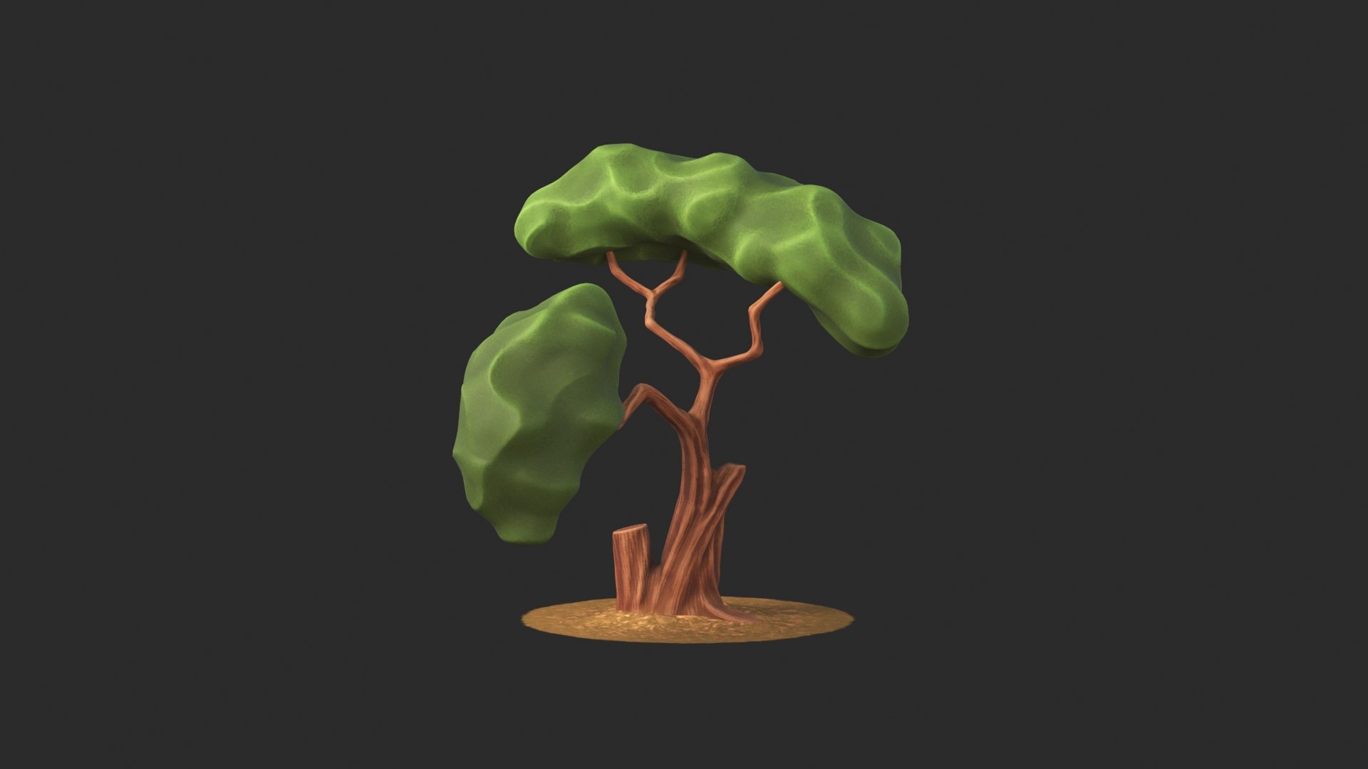 3D Stylized Tree V7 Model - TurboSquid 2037372