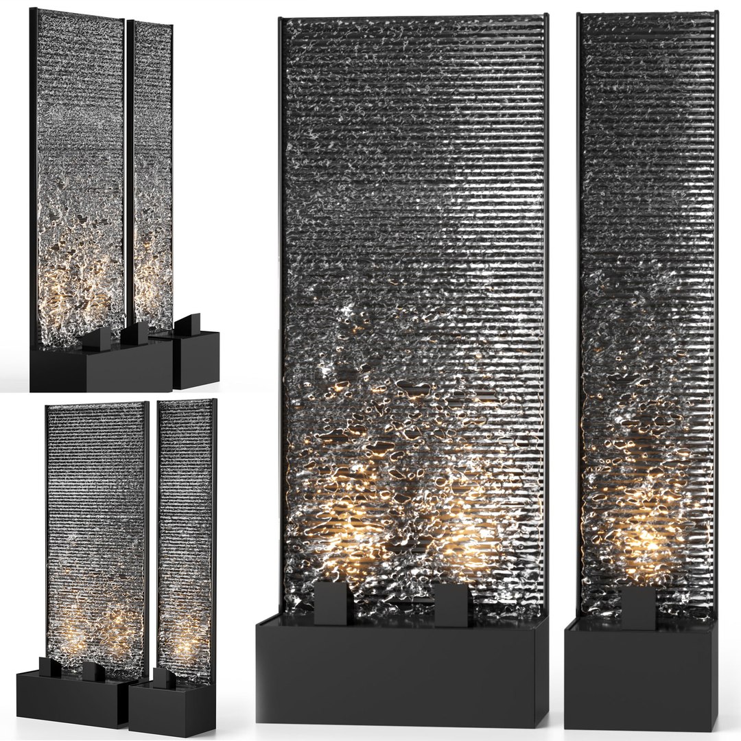 3D Water wall - TurboSquid 2149452