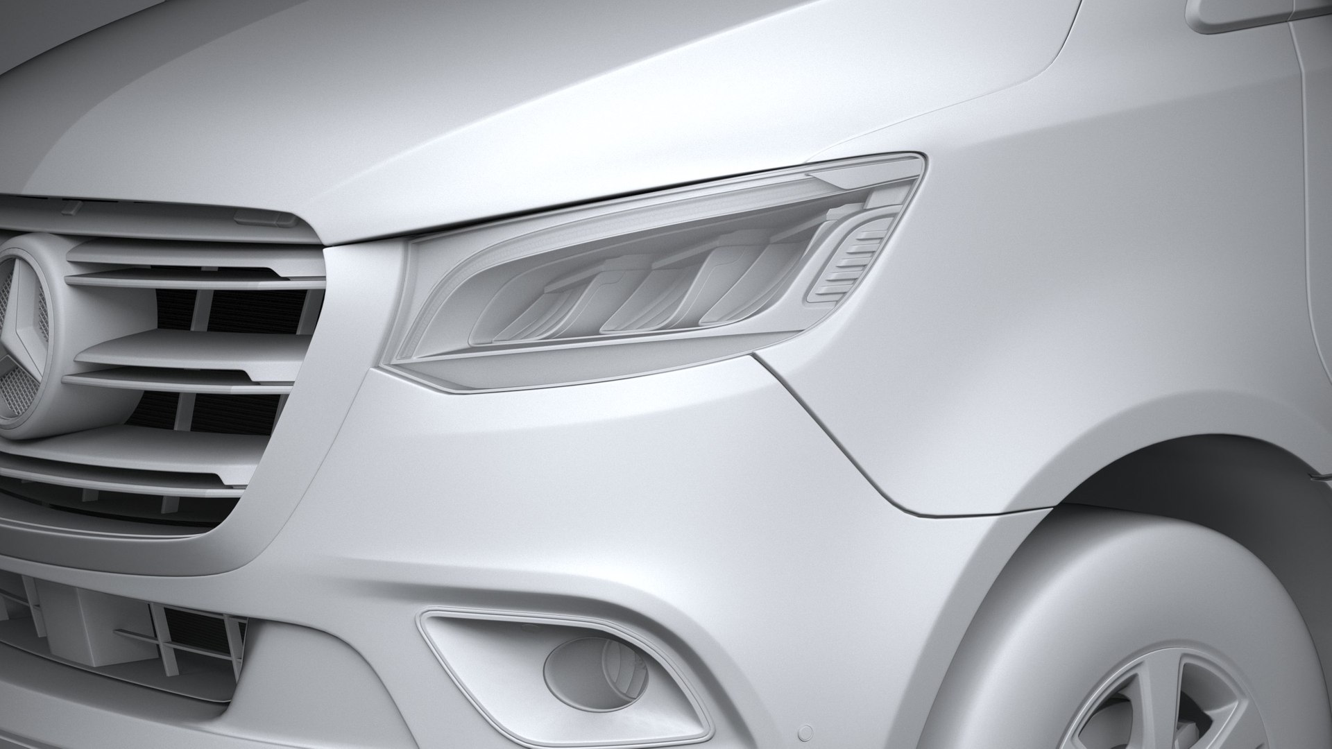3D Mercedes-Benz Sprinter Van Short 2025 - TurboSquid 2415358