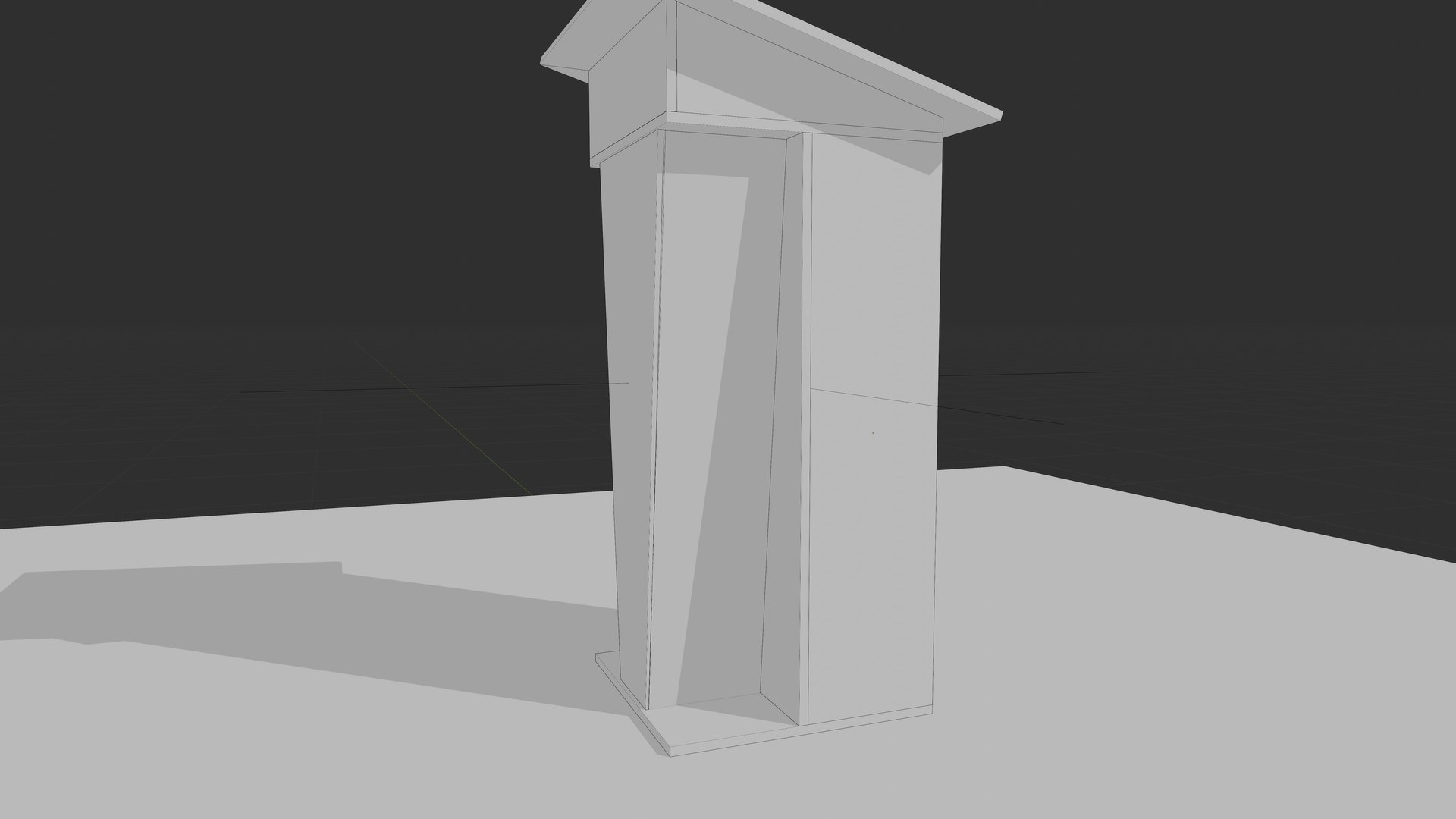 3D Wood Podium Model - TurboSquid 2081761