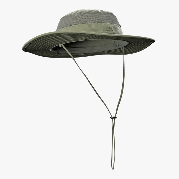 Green outdoor fishing hat 3D model - TurboSquid 1439199