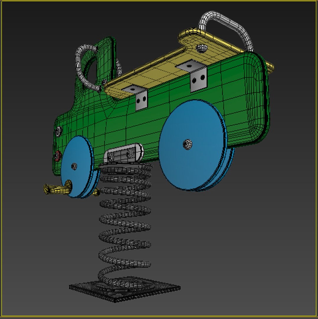 Horse Spring Rider 3D Model - TurboSquid 1331561