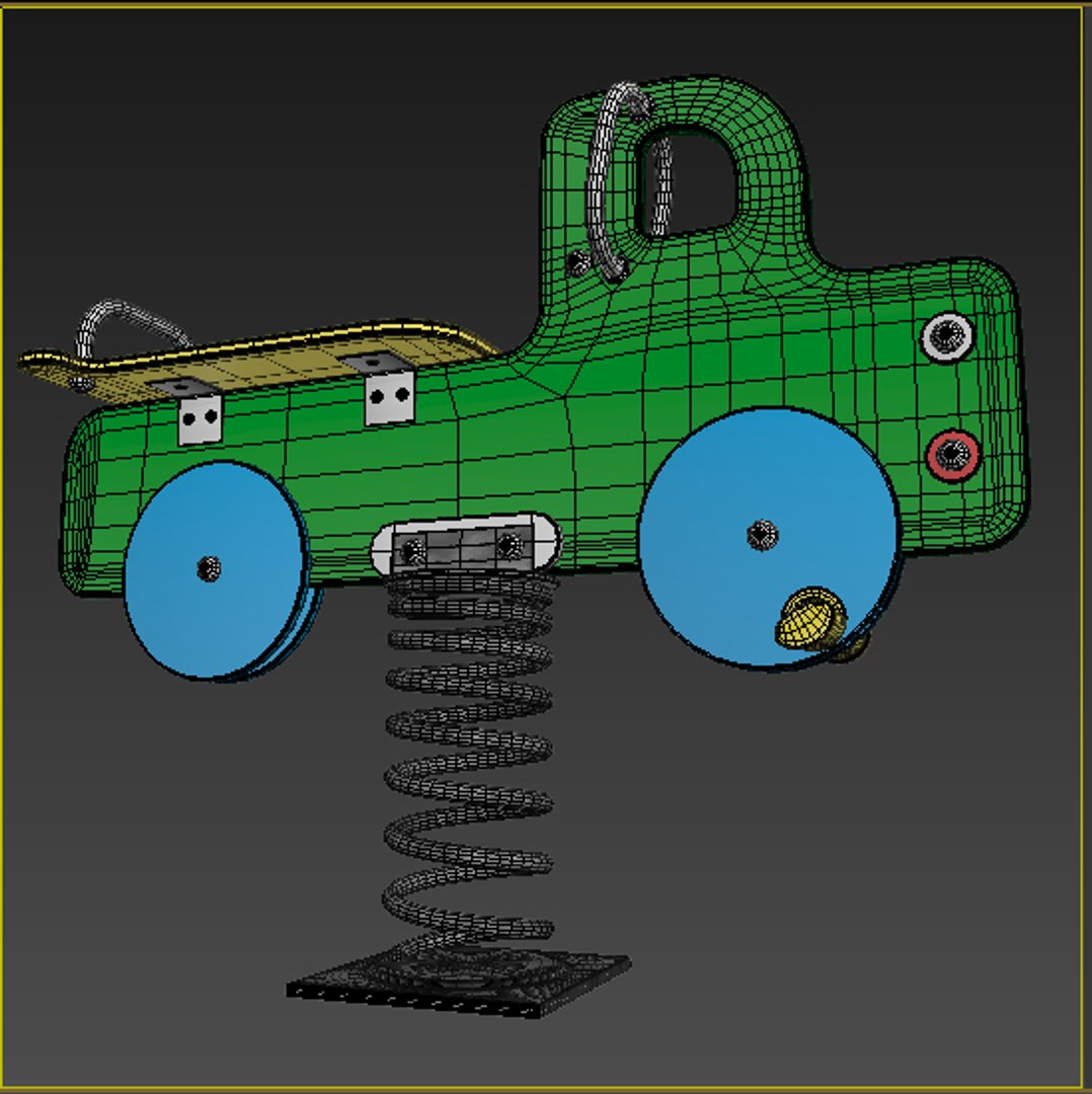 Horse Spring Rider 3D Model - TurboSquid 1331561