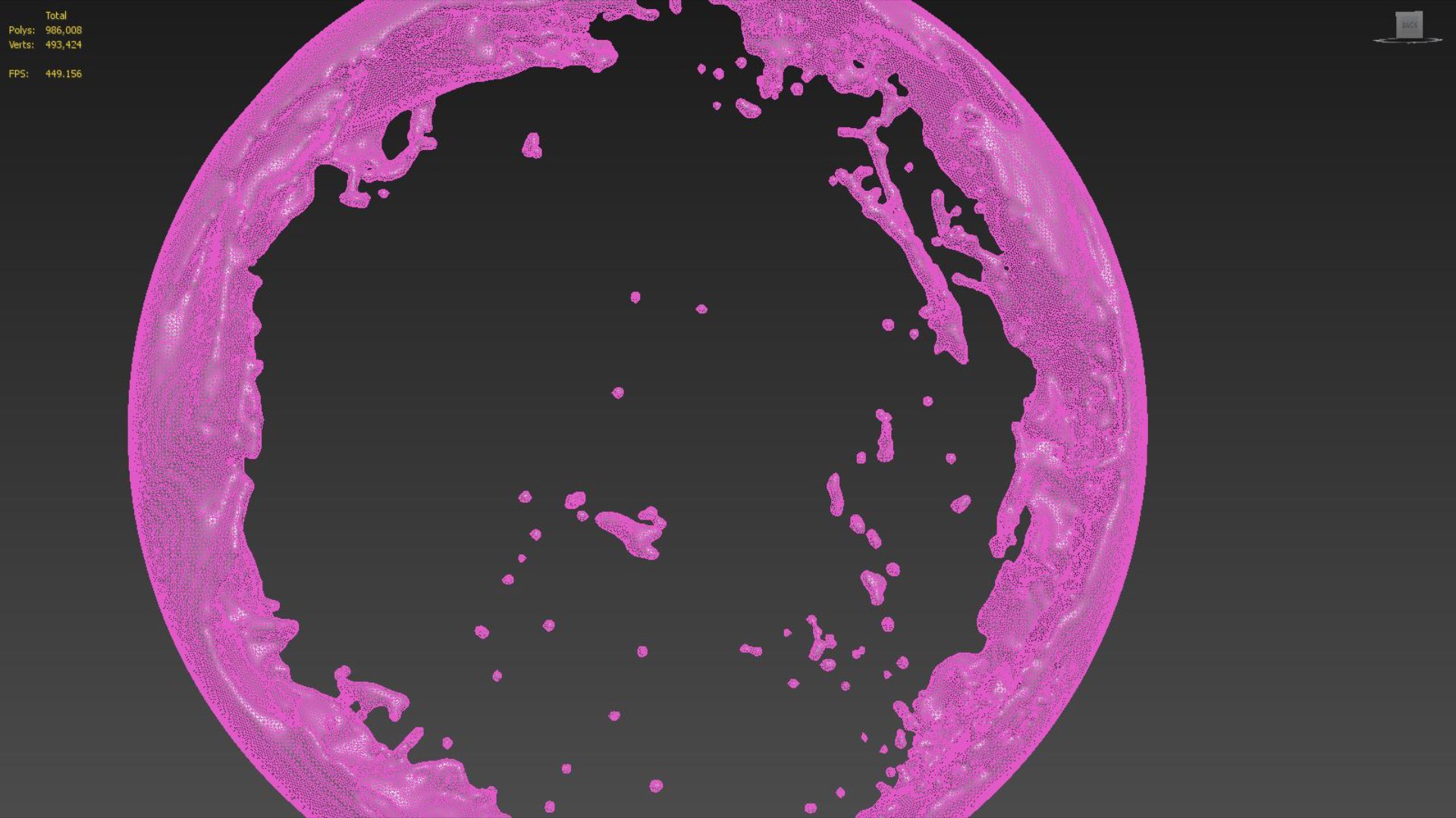 Water Splash Circle Animation 3D - TurboSquid 1952043