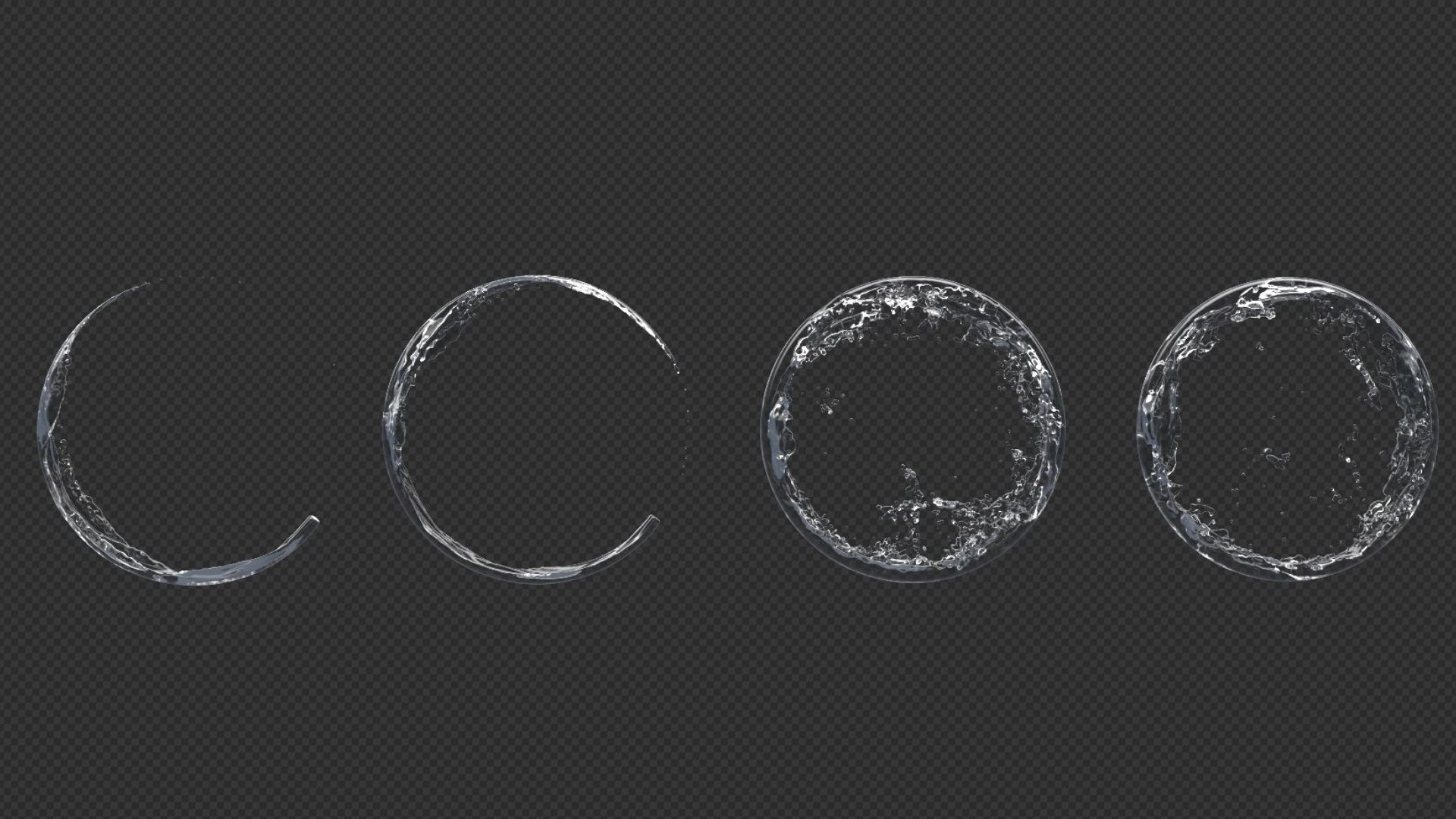 Water Splash Circle Animation 3D - TurboSquid 1952043