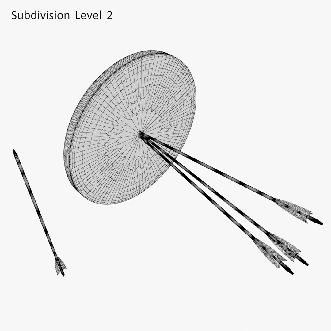 Target arrows 3D model - TurboSquid 1216329