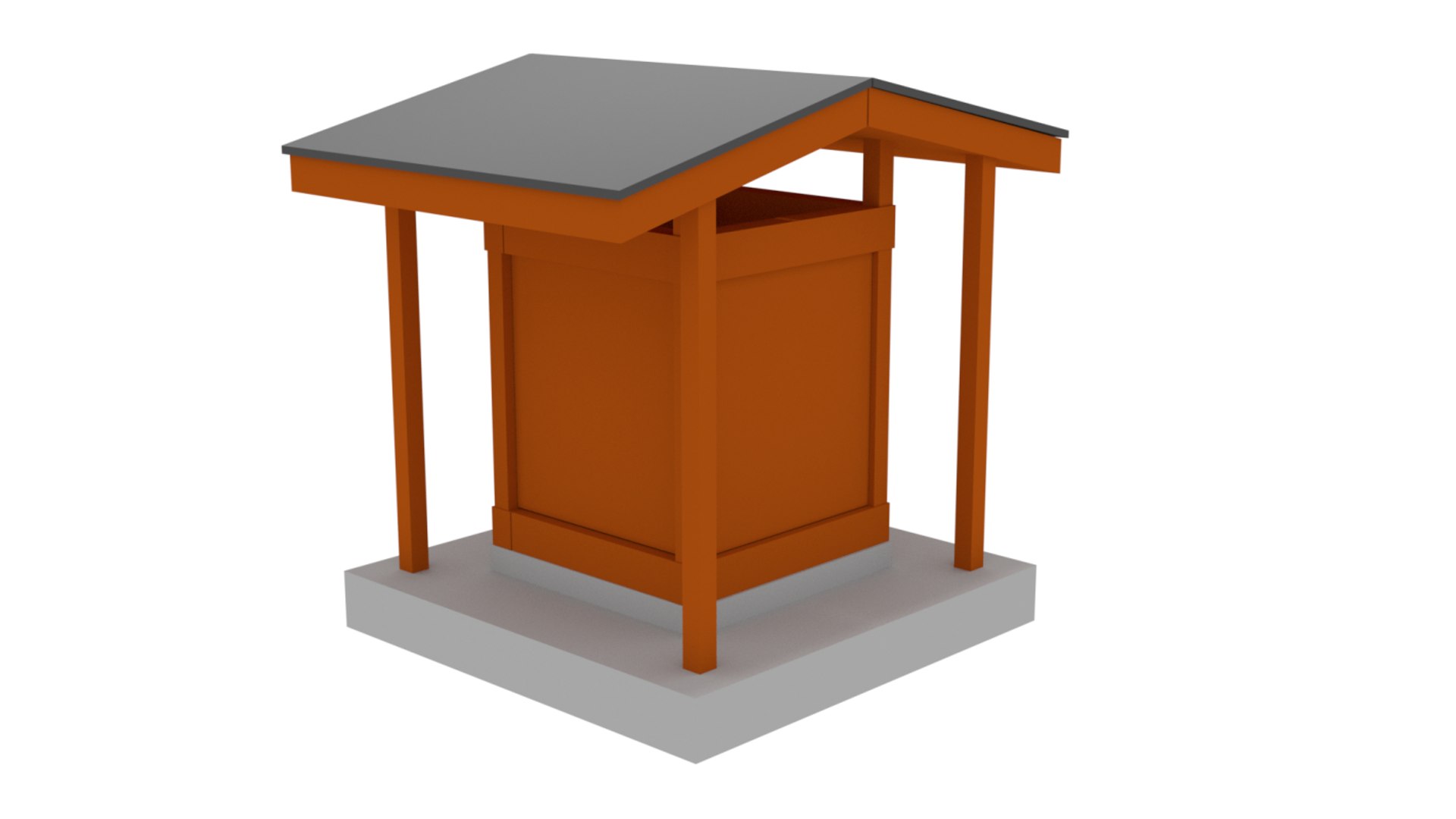 Simple Japanese Shrine 3D Model - TurboSquid 1621686