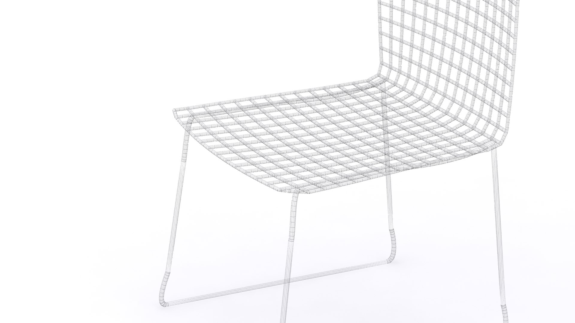 Free Max Model Wireframe Chair