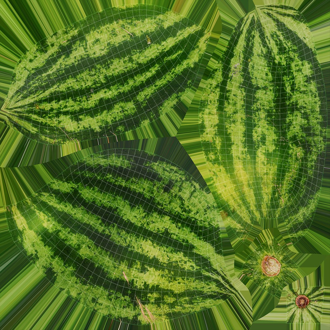 3D Watermelon Set model - TurboSquid 1818576