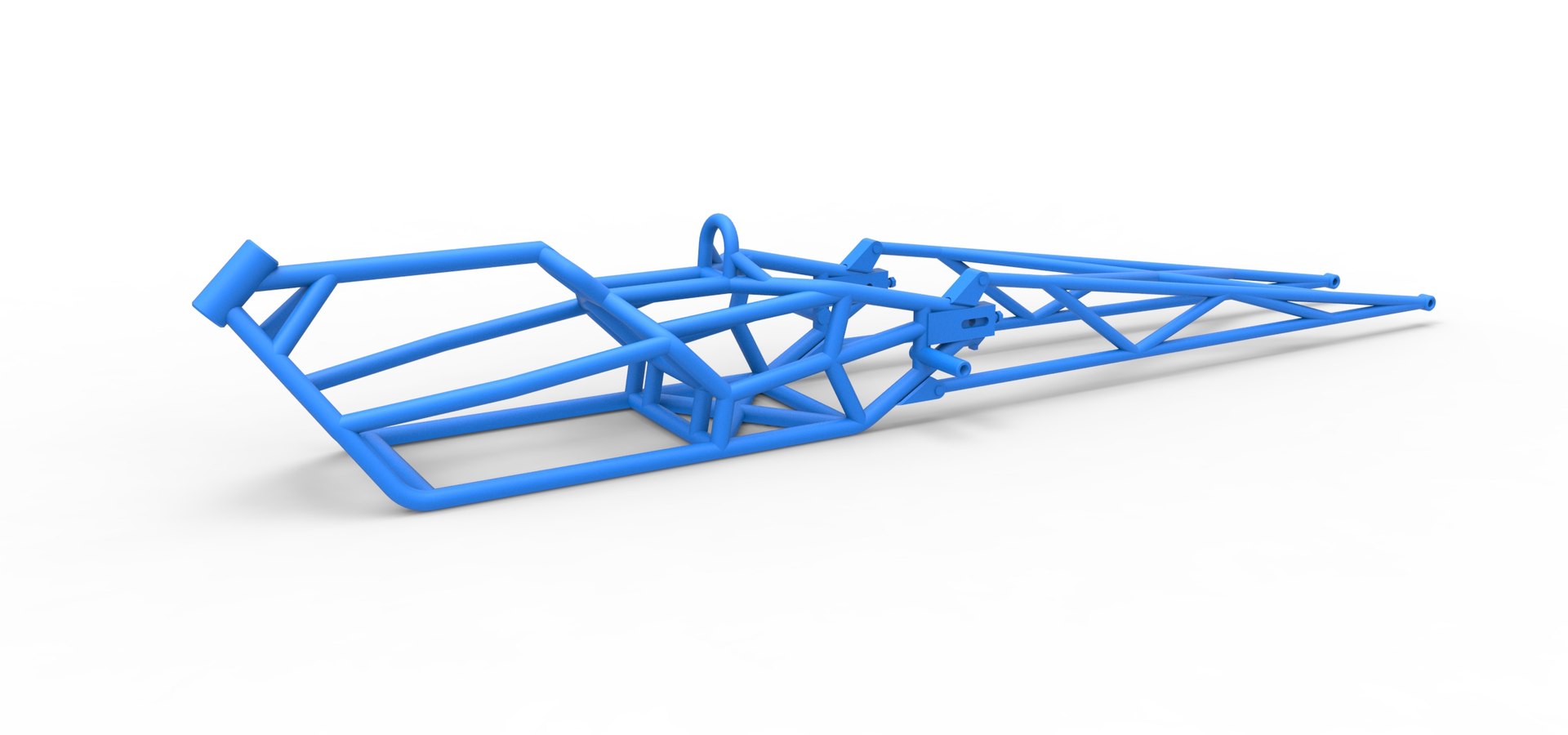 Diecast Frame Of Top Fuel Dragster Motorcycle Scale 1 To 25 3D Model ...