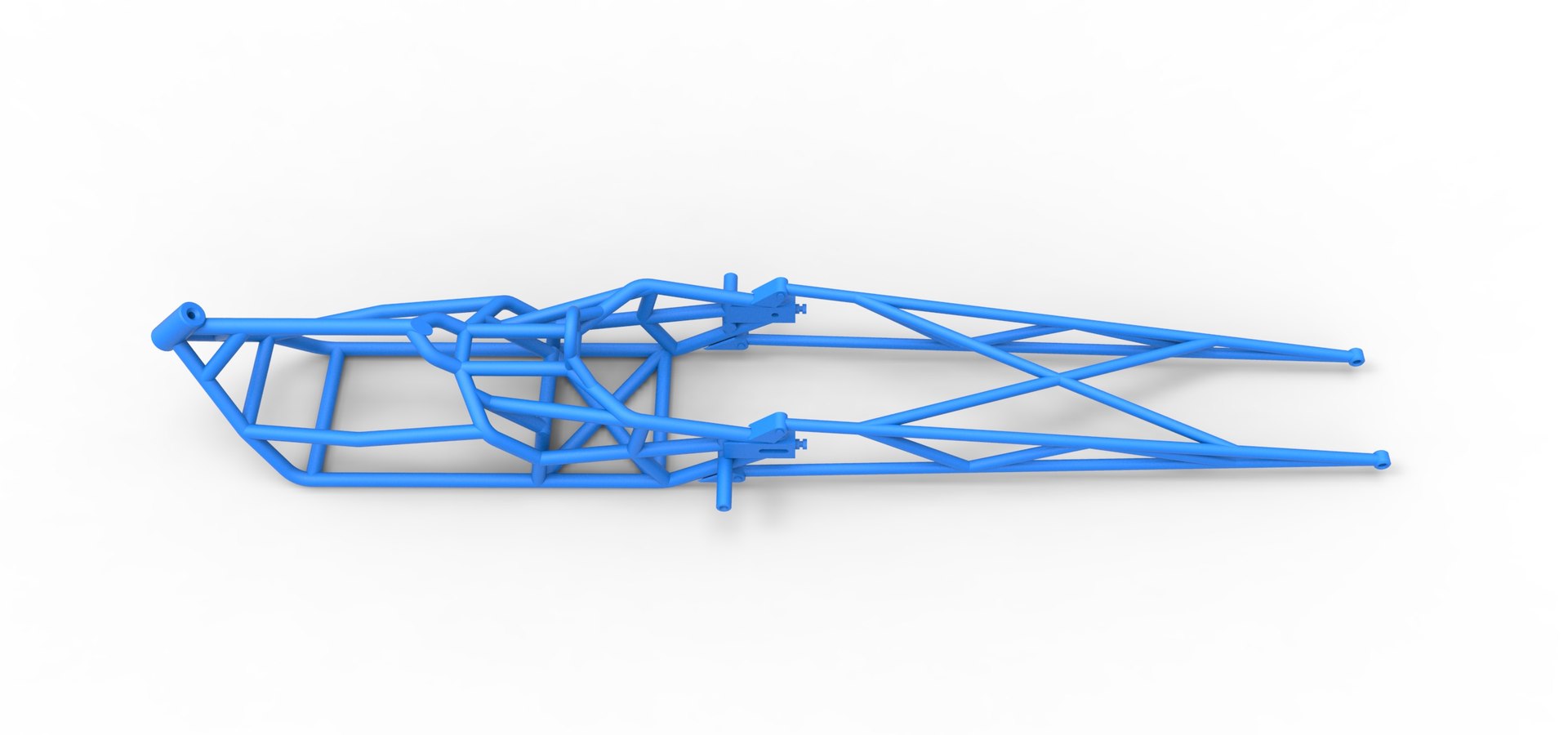 Diecast Frame Of Top Fuel Dragster Motorcycle Scale 1 To 25 3D Model ...