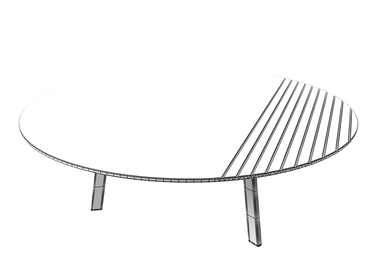 Groove Tables 3D Model - TurboSquid 1162292