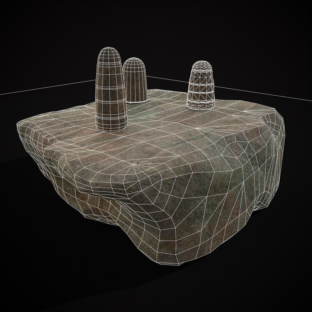 3D Broken Ancient Harappa Chess Board - TurboSquid 1988560