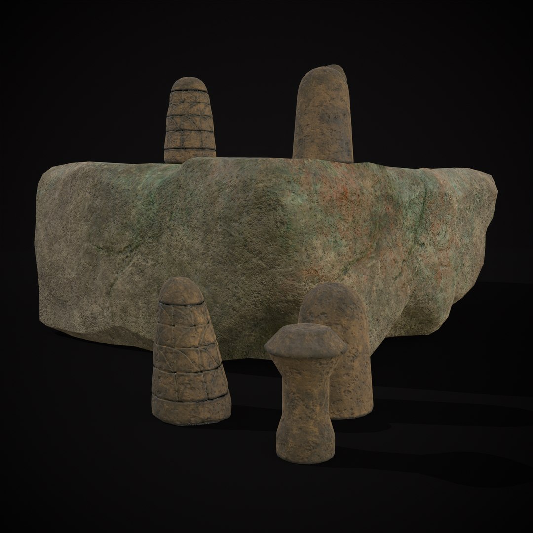 3D Broken Ancient Harappa Chess Board - TurboSquid 1988560