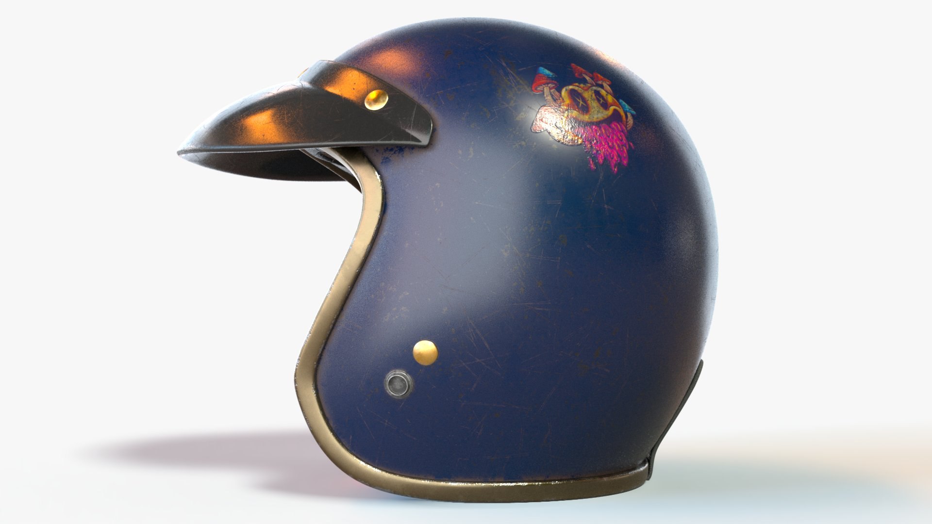 3D Old Helmet Model - TurboSquid 1967293