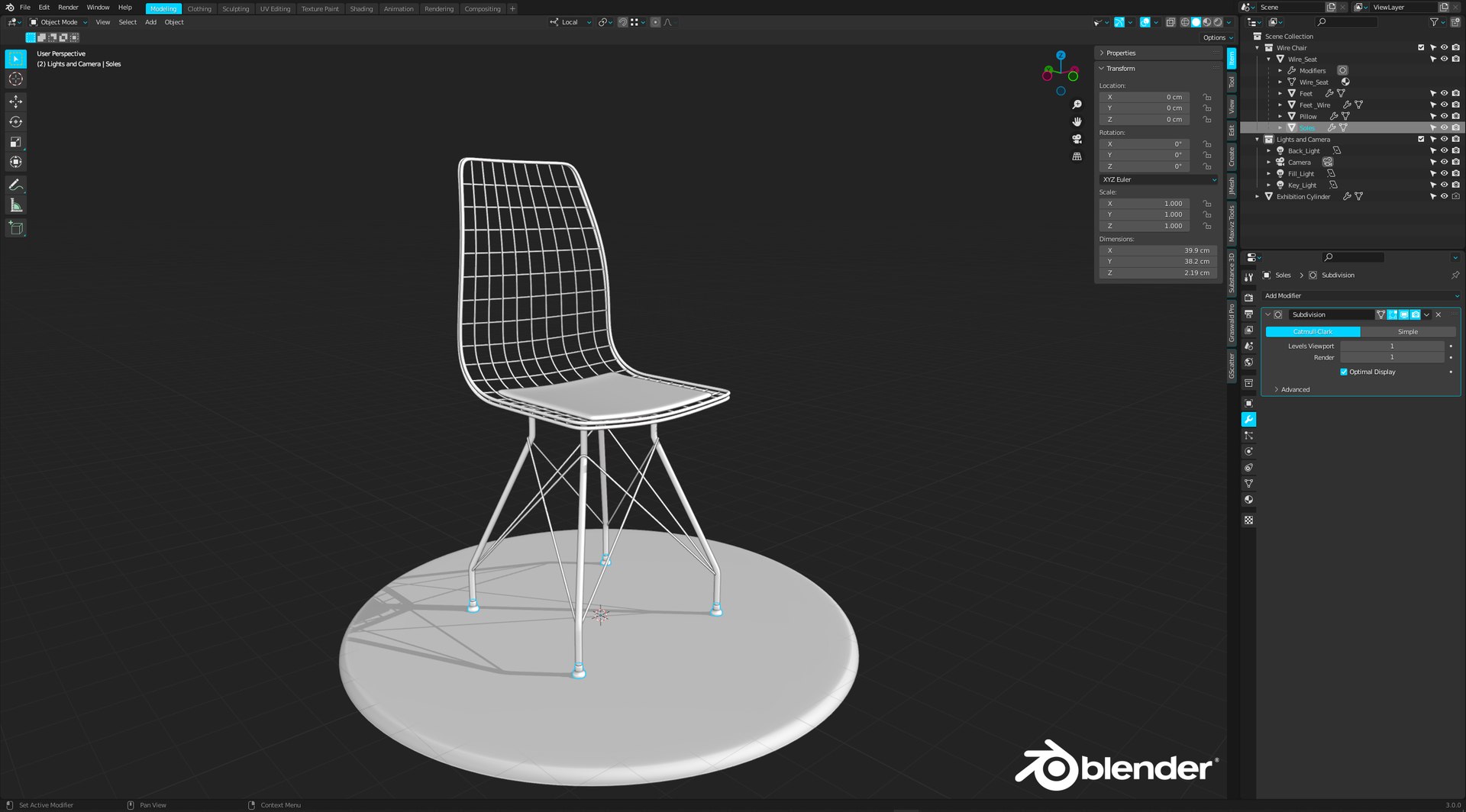 3D Realistic Copper Color Wire Chair - TurboSquid 1850697
