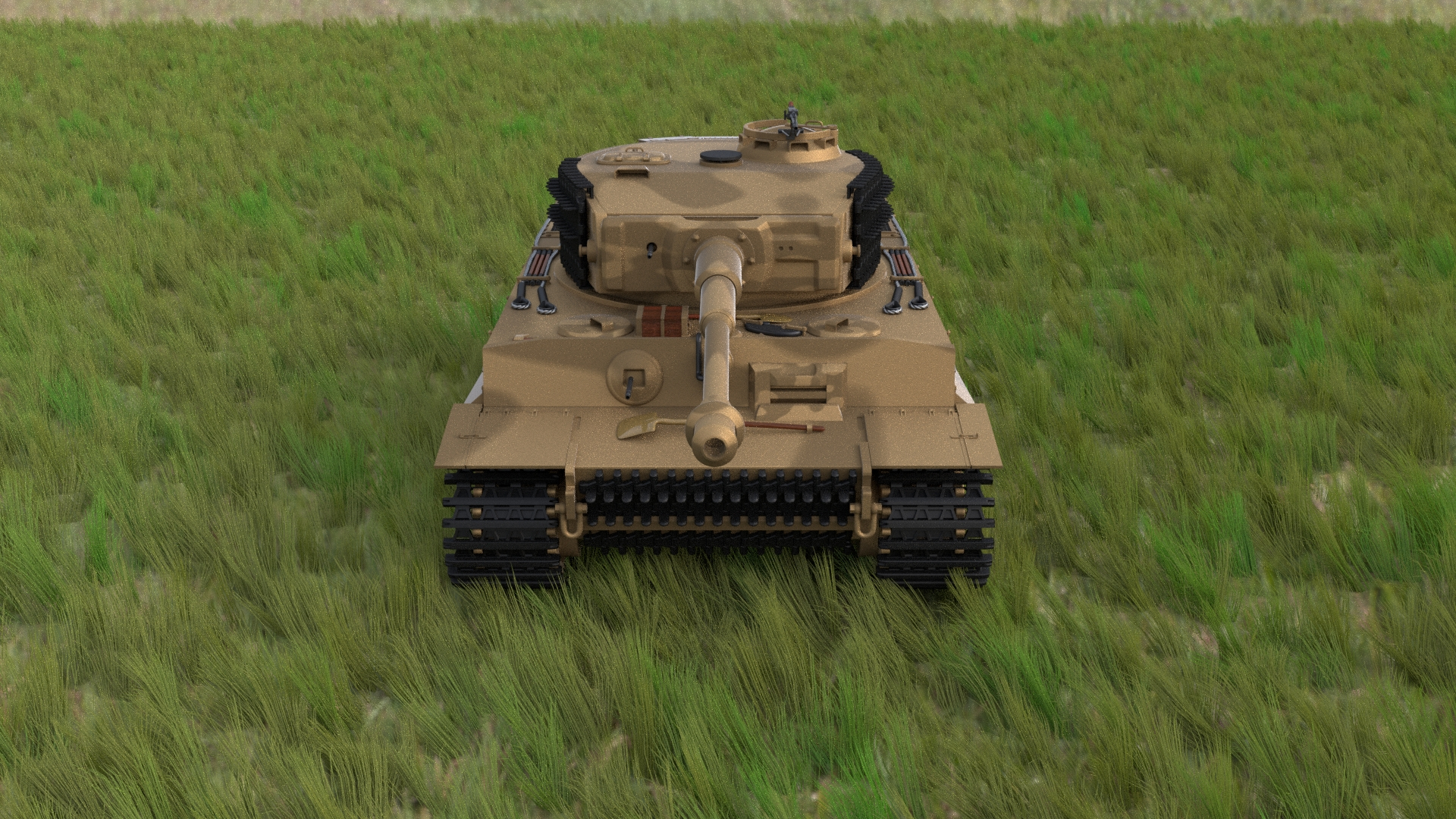 3d Model Built Tiger E Late