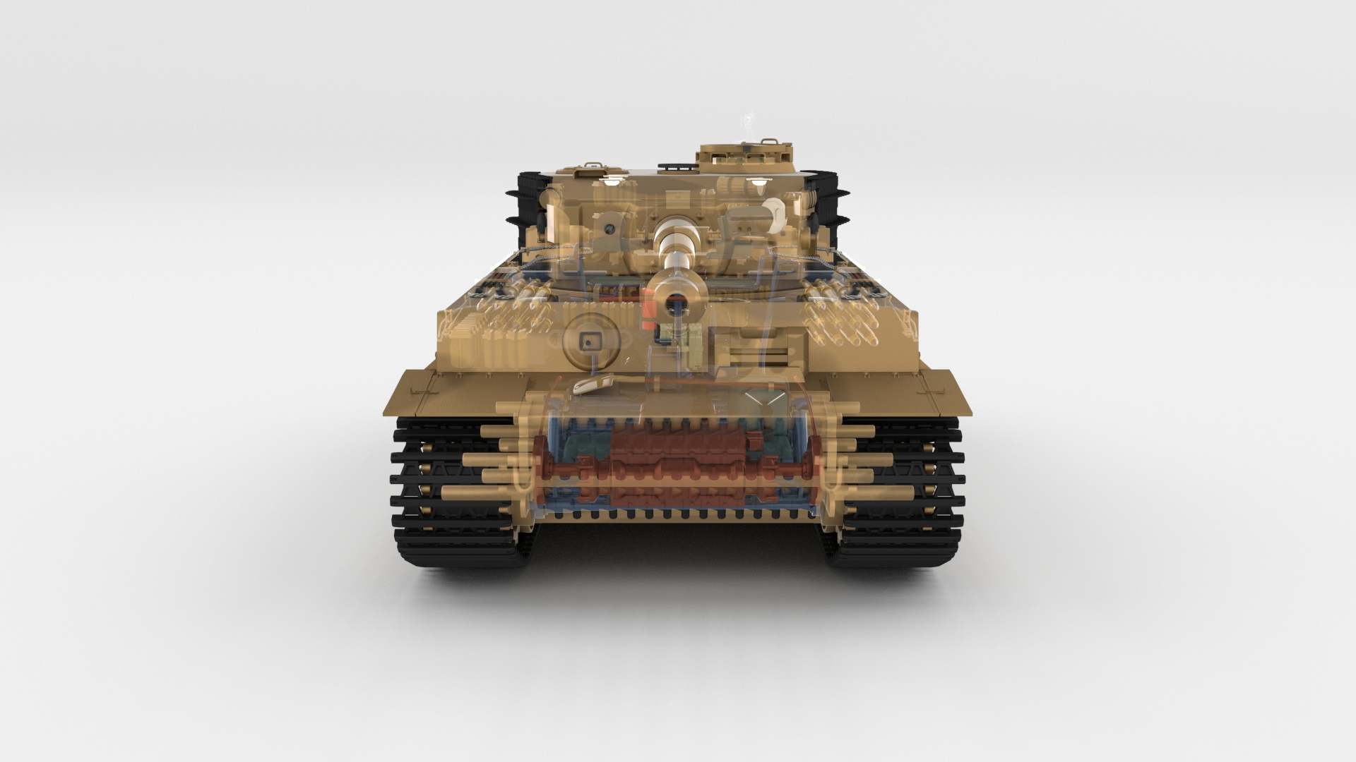 3d Model Built Tiger E Late